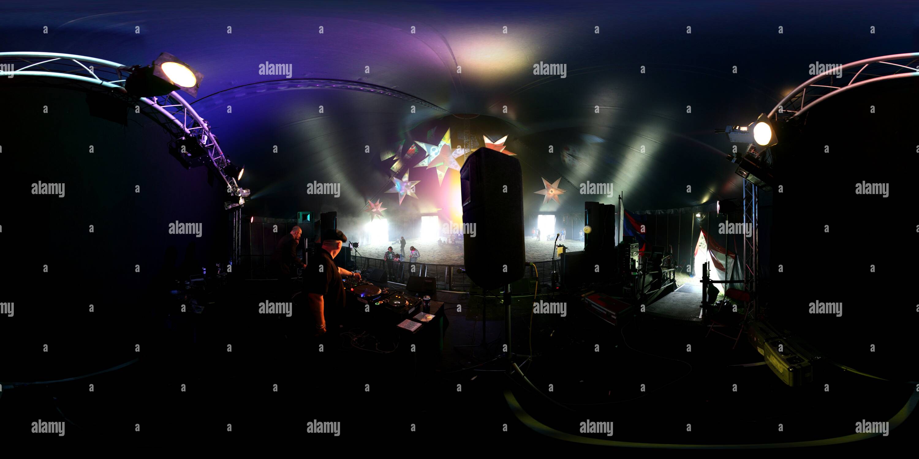 360° view of Beautiful Days Little Big Top - Alamy