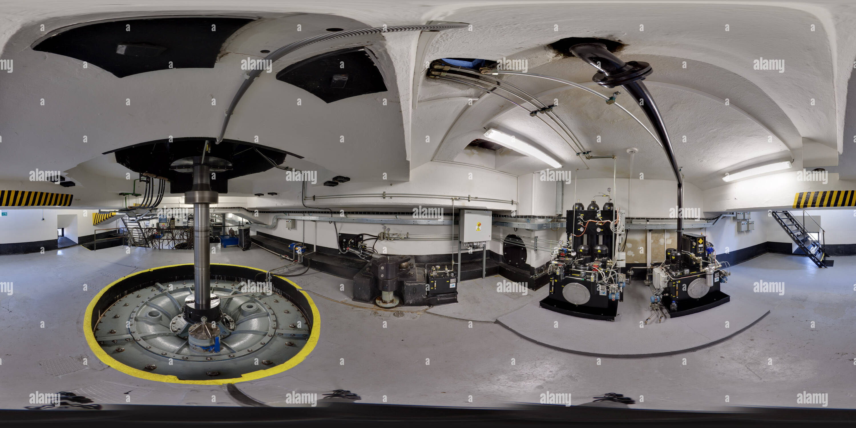 360° view of Lower Engine Room 2 Kromeriz Hpp - Alamy
