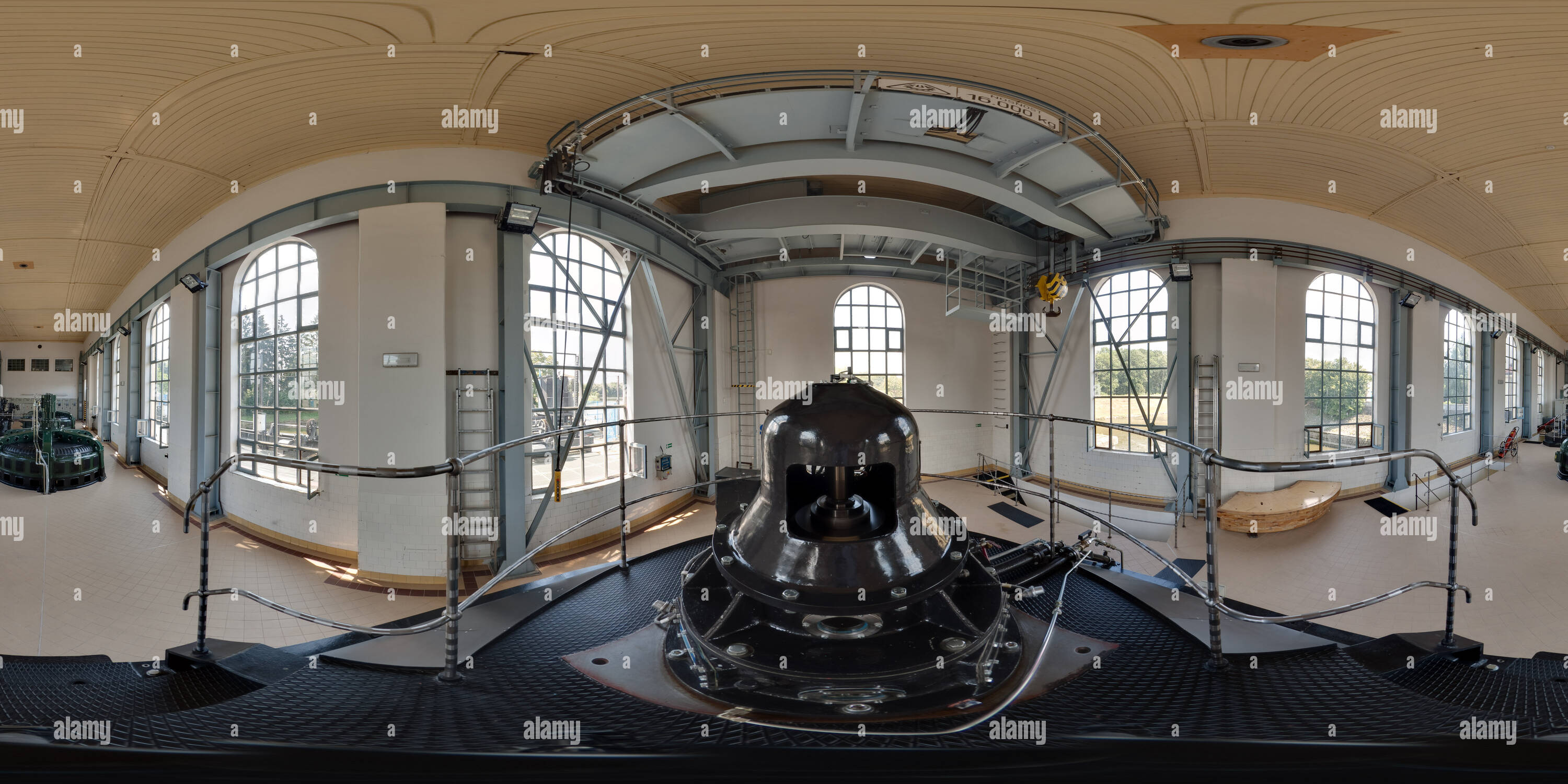 360° view of Upper Engine Room 2 Kromeriz Hpp - Alamy