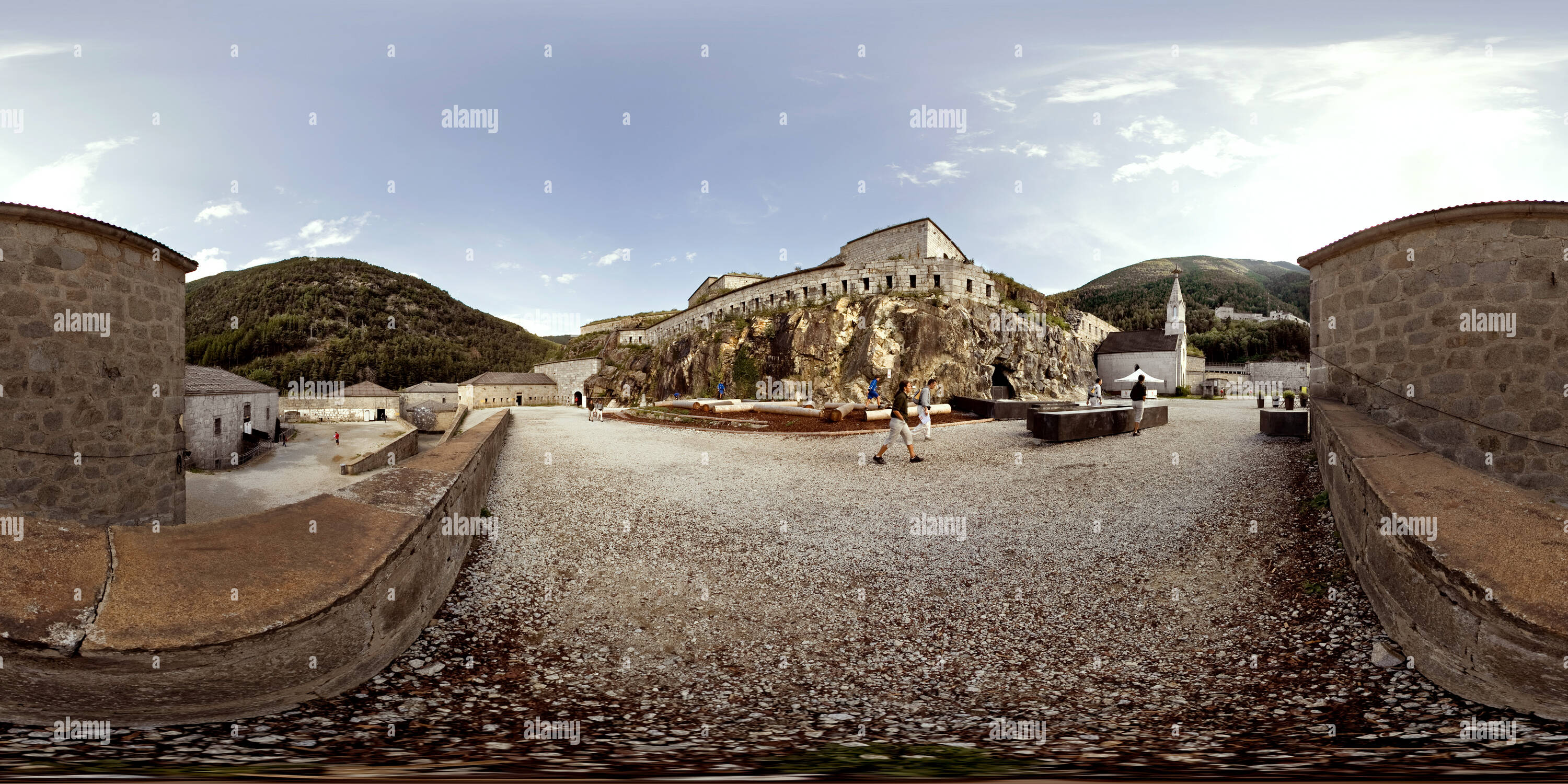 360° view of Forte di Fortezza - Sudtirol - Italy - Alamy