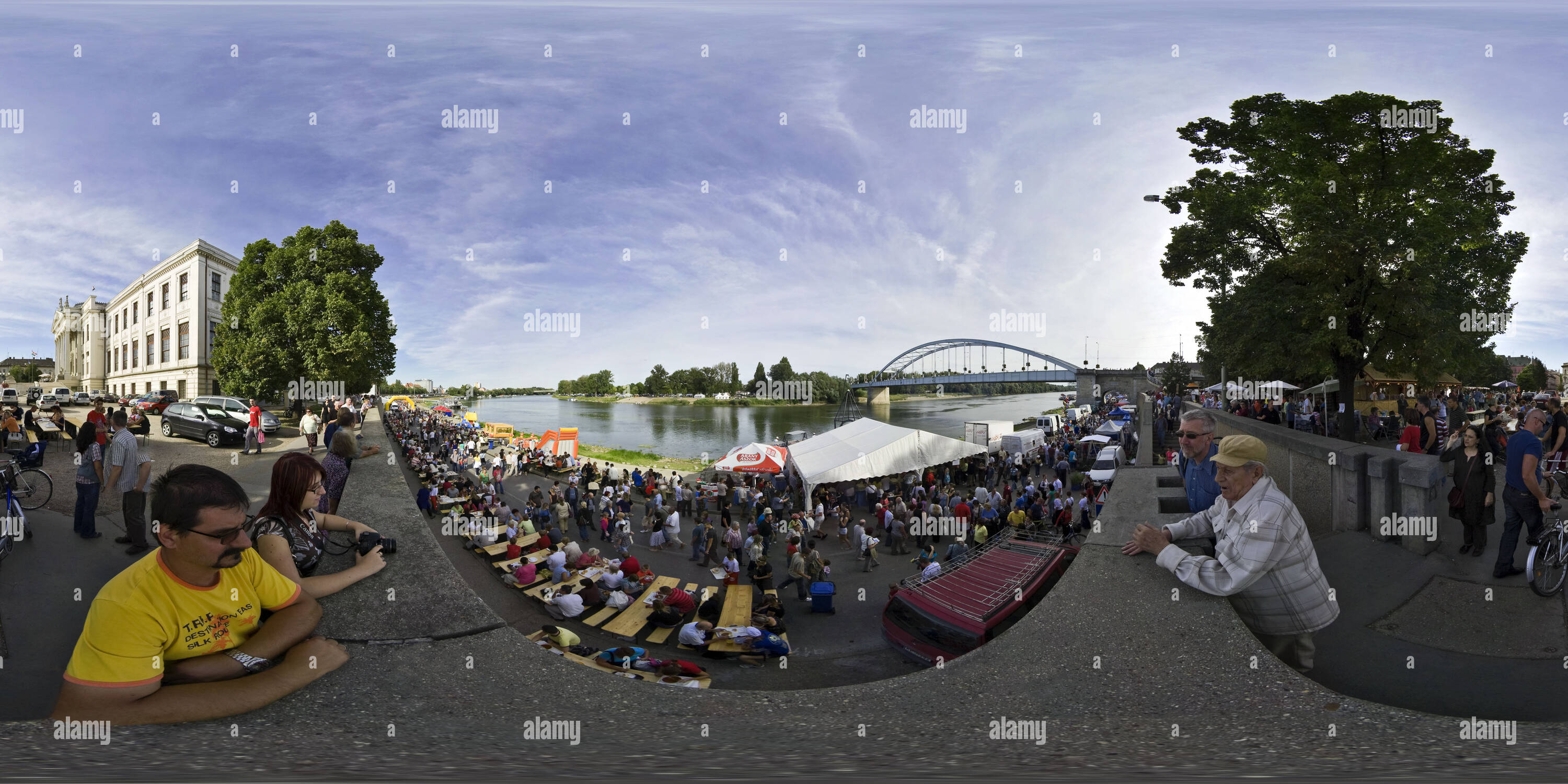 360° view of Fish festival 2009 - Panorama - Alamy