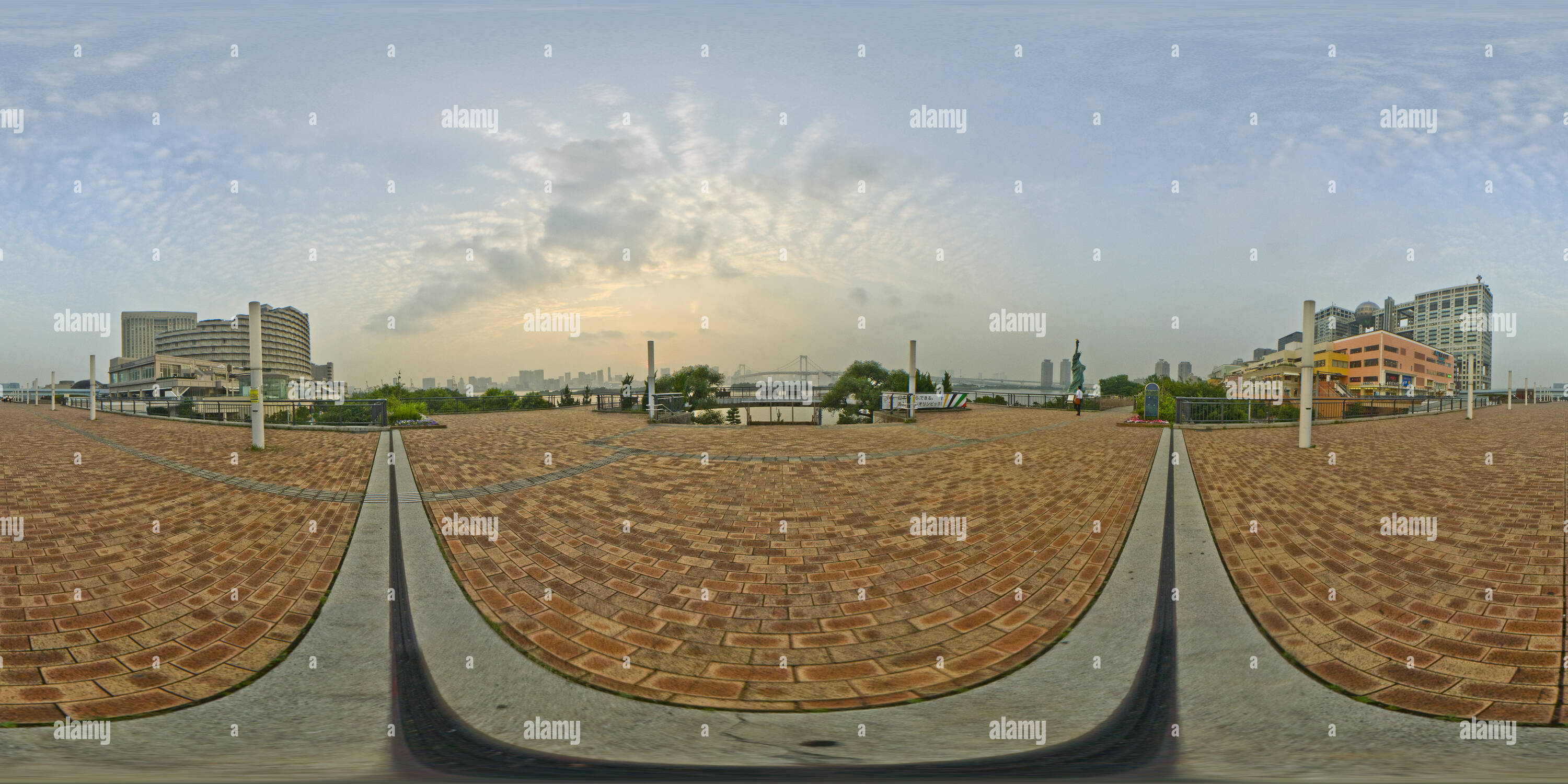 360° view of Daiba Observation Deck - Alamy
