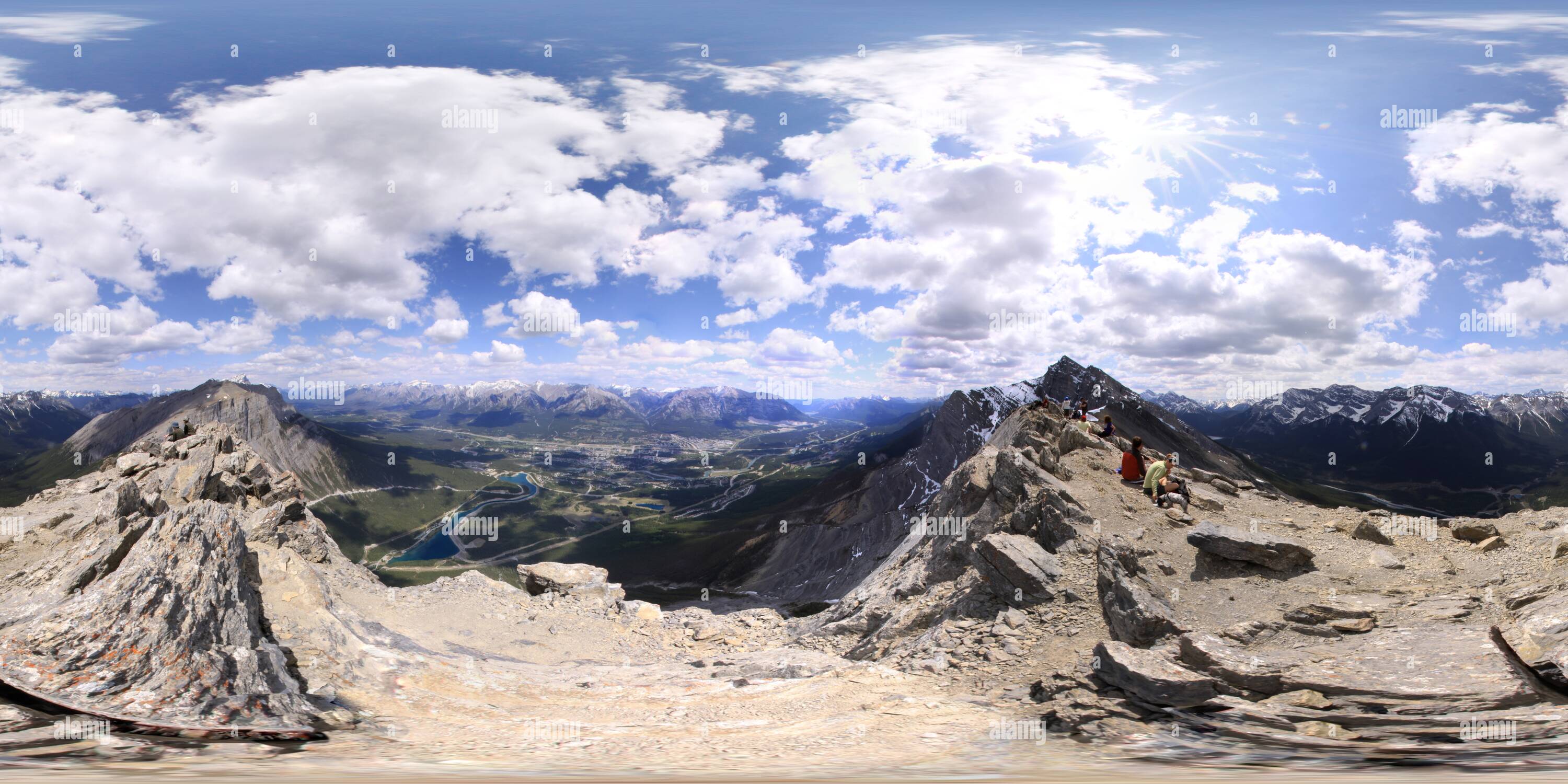360° view of Ha-Ling Peak, Canmore - Alamy