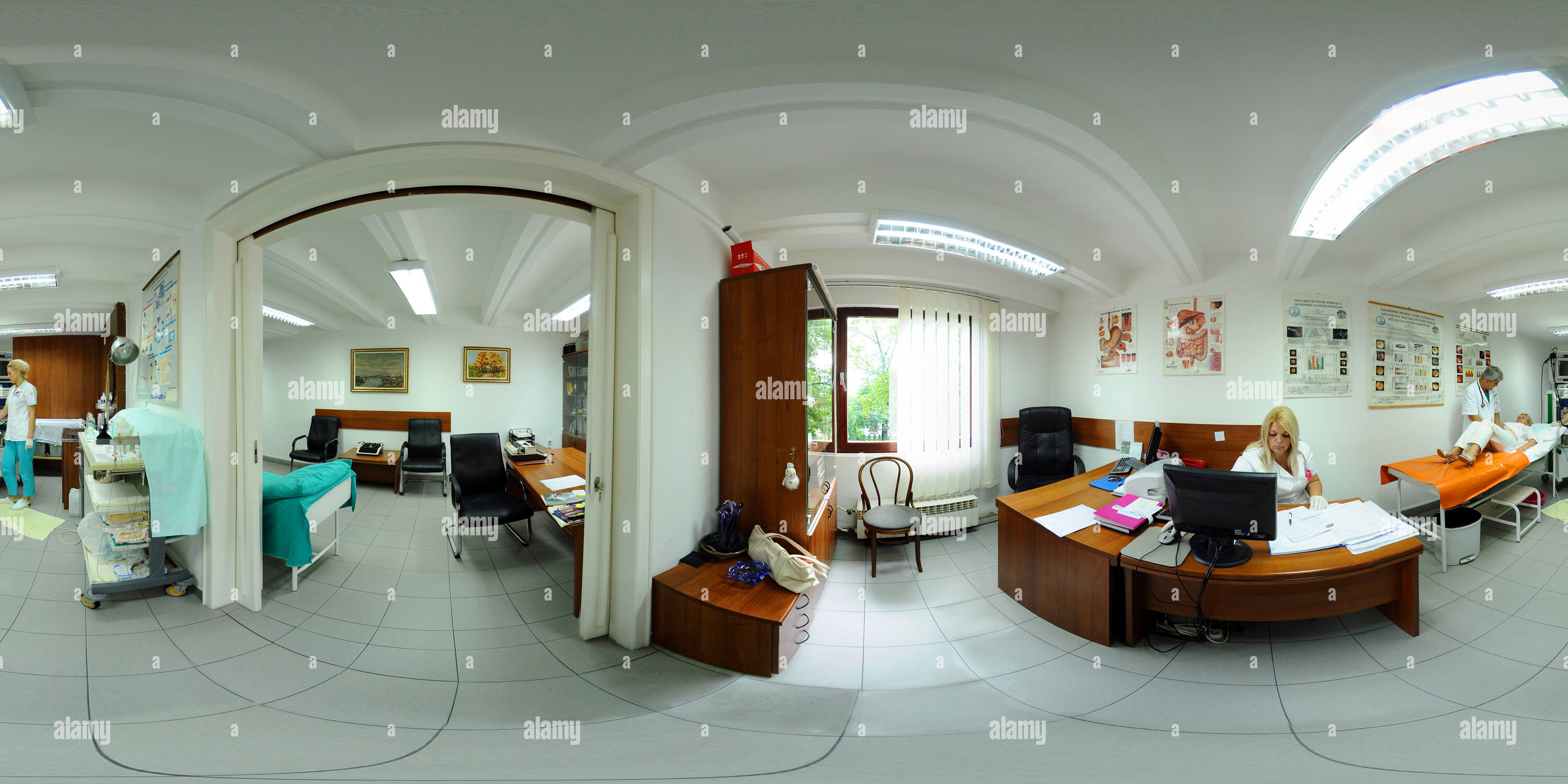 360° view of Vrnjci Spa Hotel Merkur-Gastroenterology-ward - Alamy