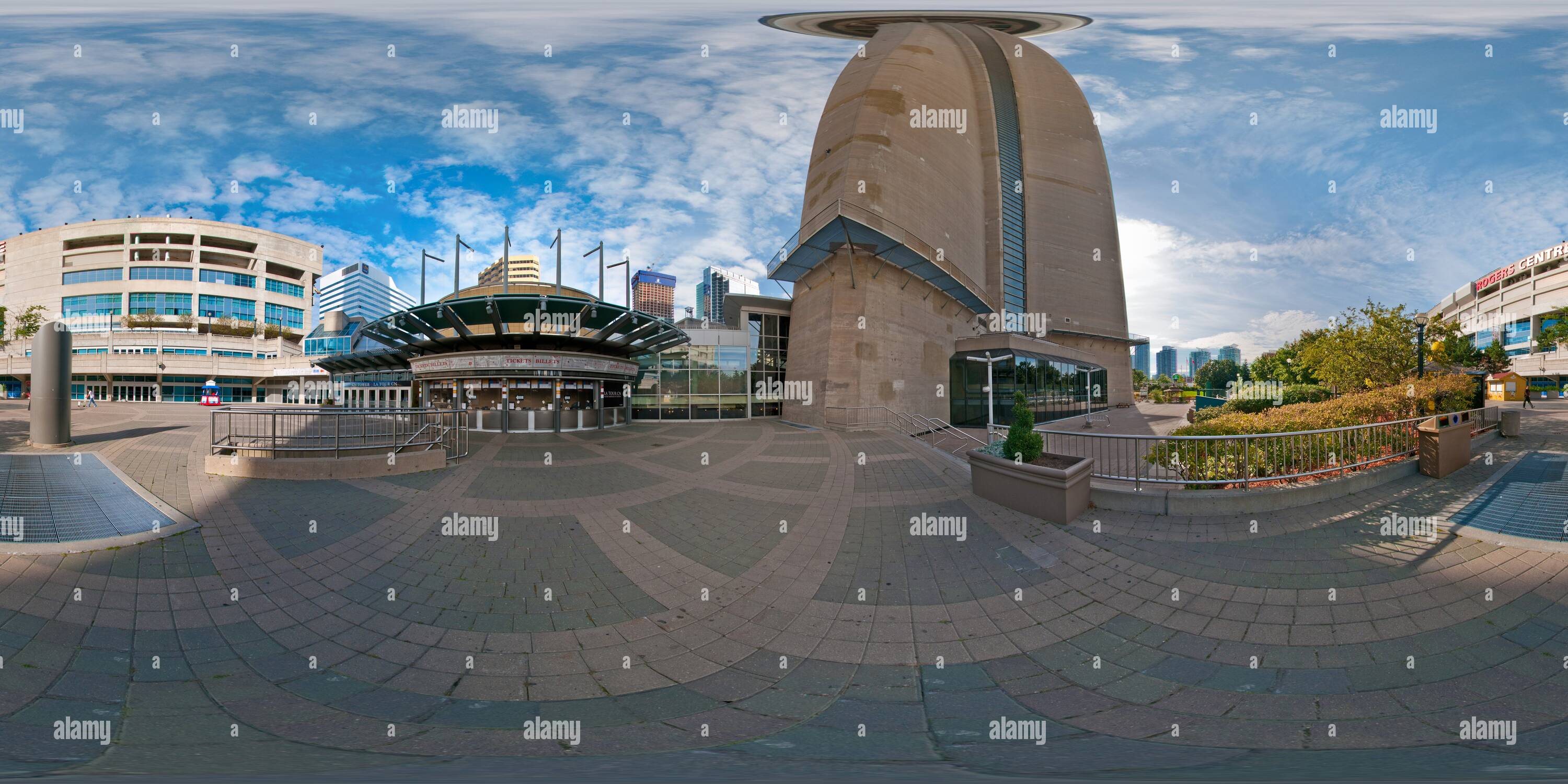 360° view of Base of CN Tower - Alamy
