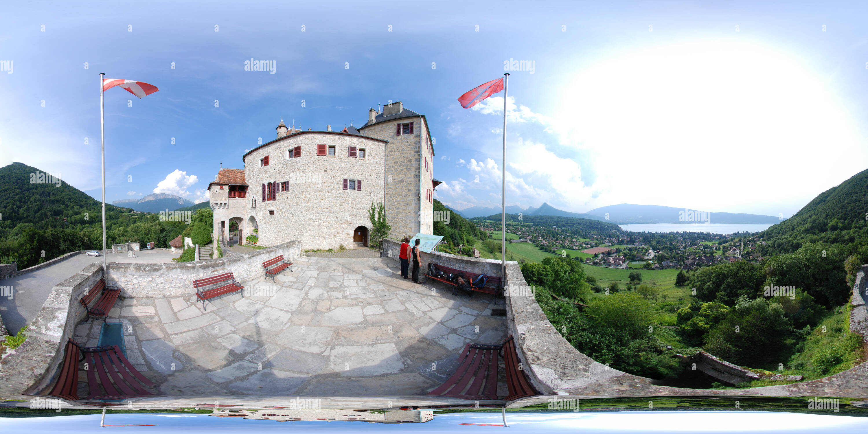 360° view of Chateau Menthon Saint Bernard - Alamy