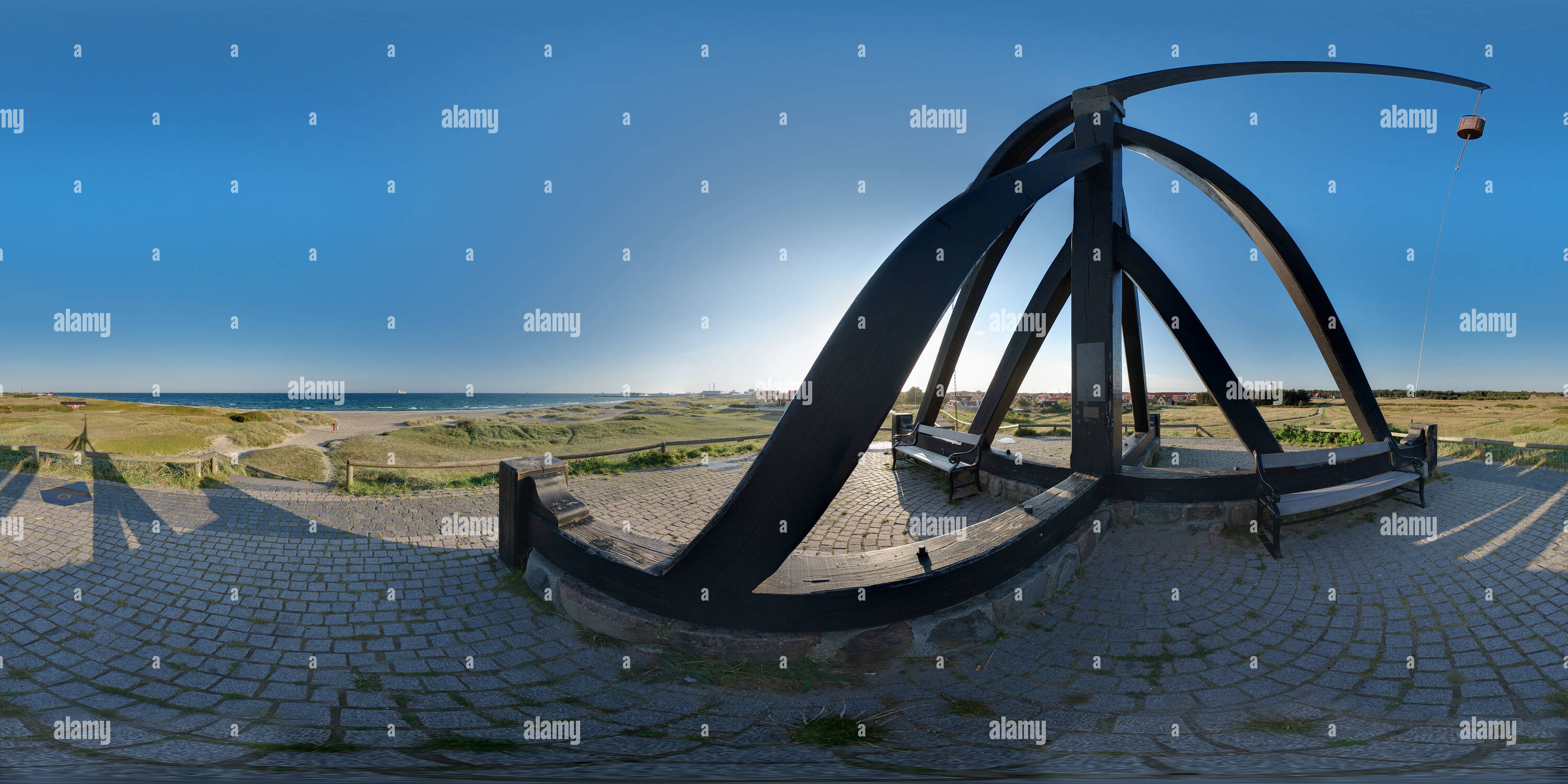 360° view of Swathe Light At Skagen - Alamy
