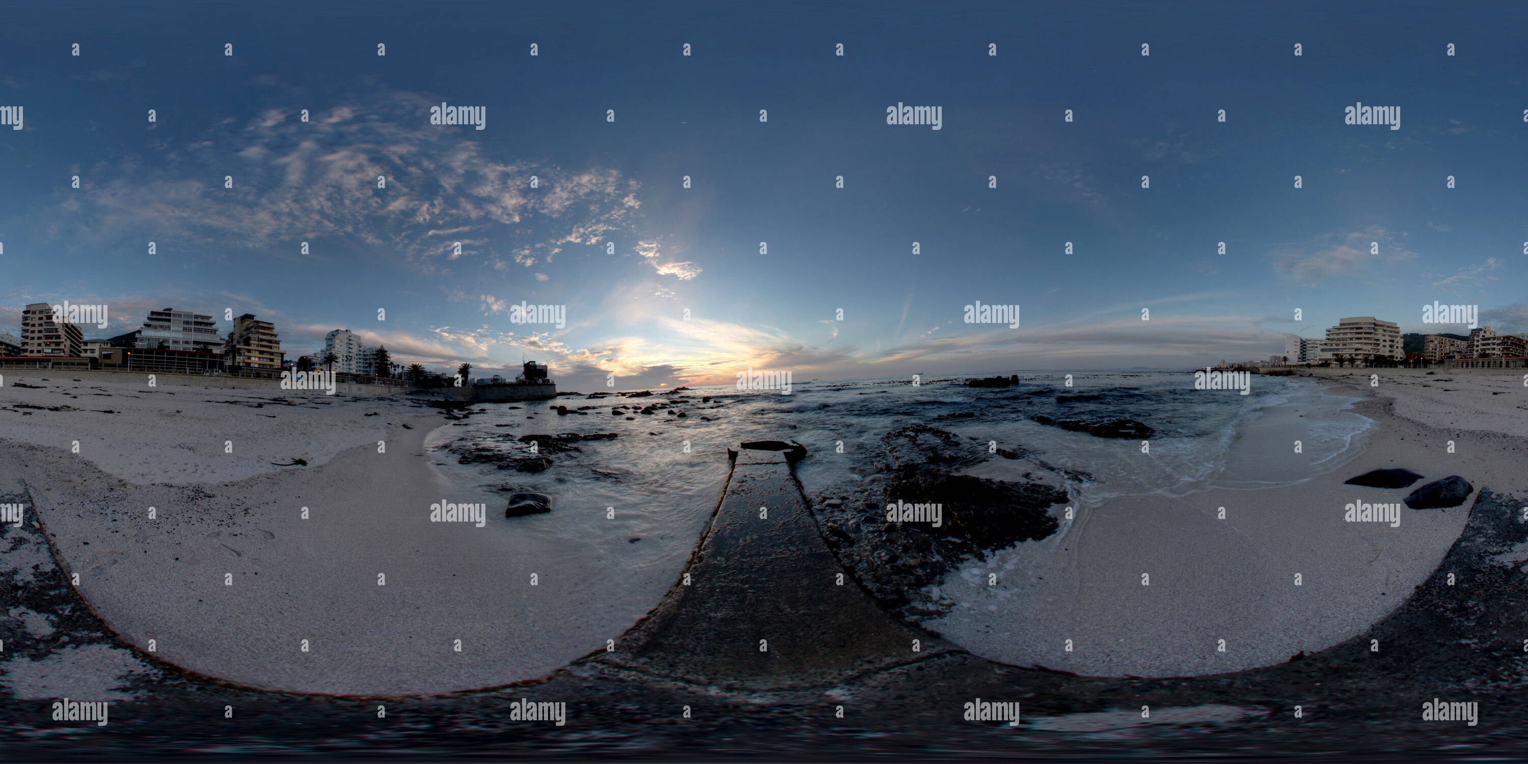 360° view of Sea Point Beach - Alamy