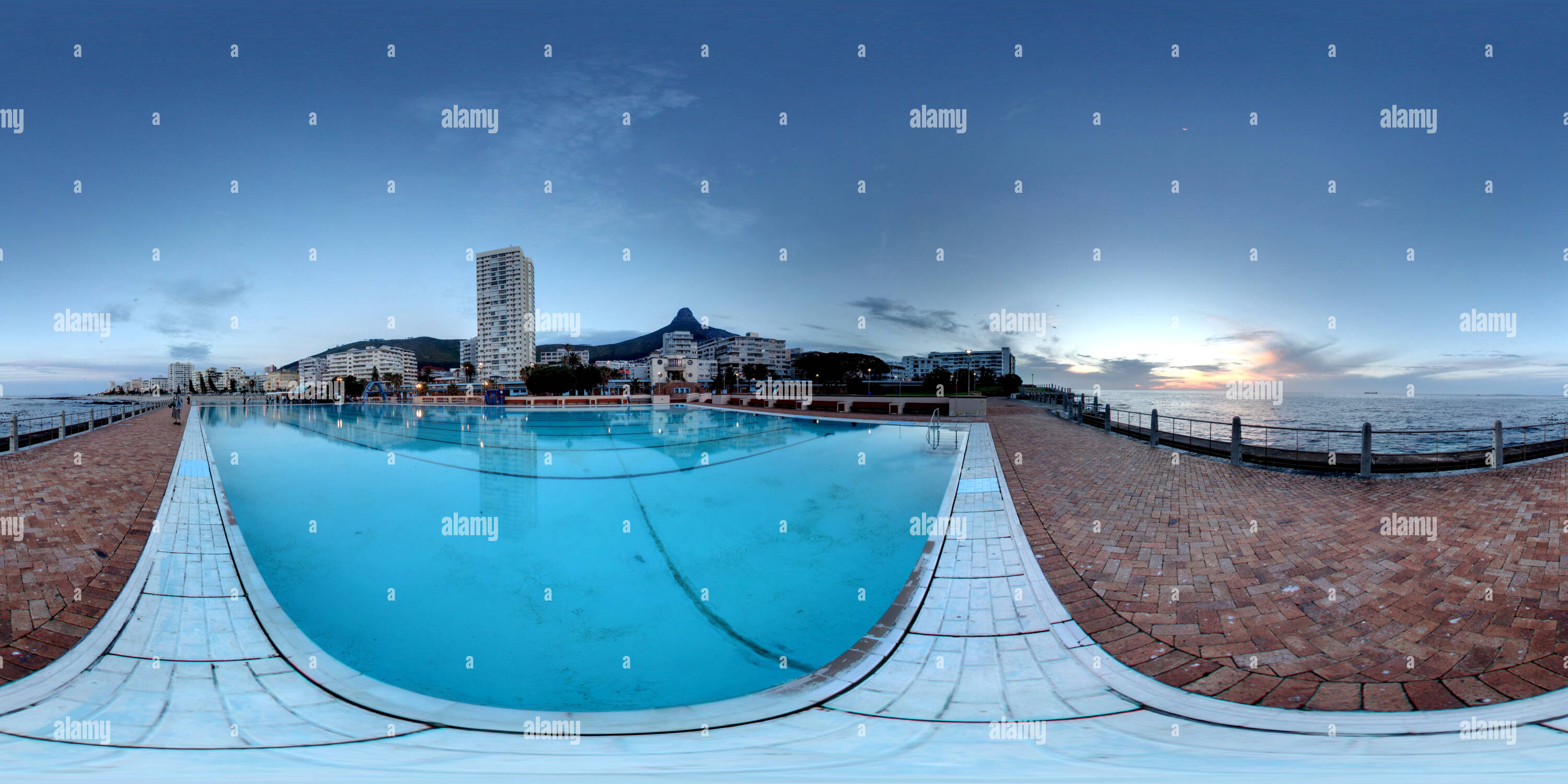 360° view of Sea Point Pool - Alamy