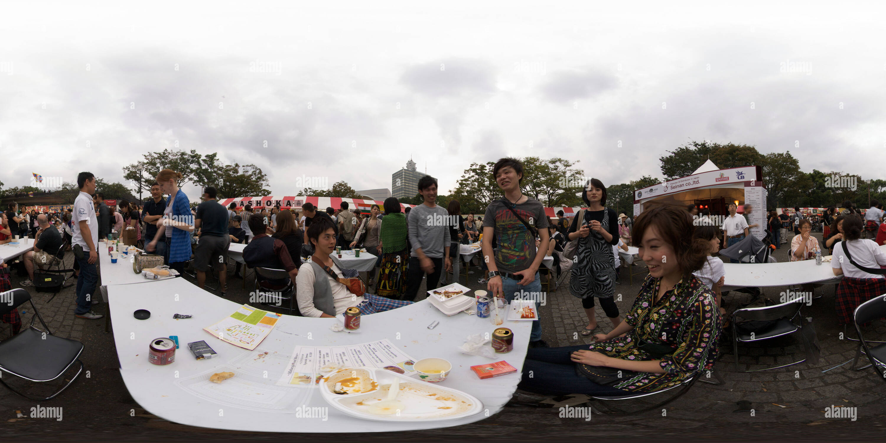 360° view of Namaste India at Yoyogi Park - Alamy