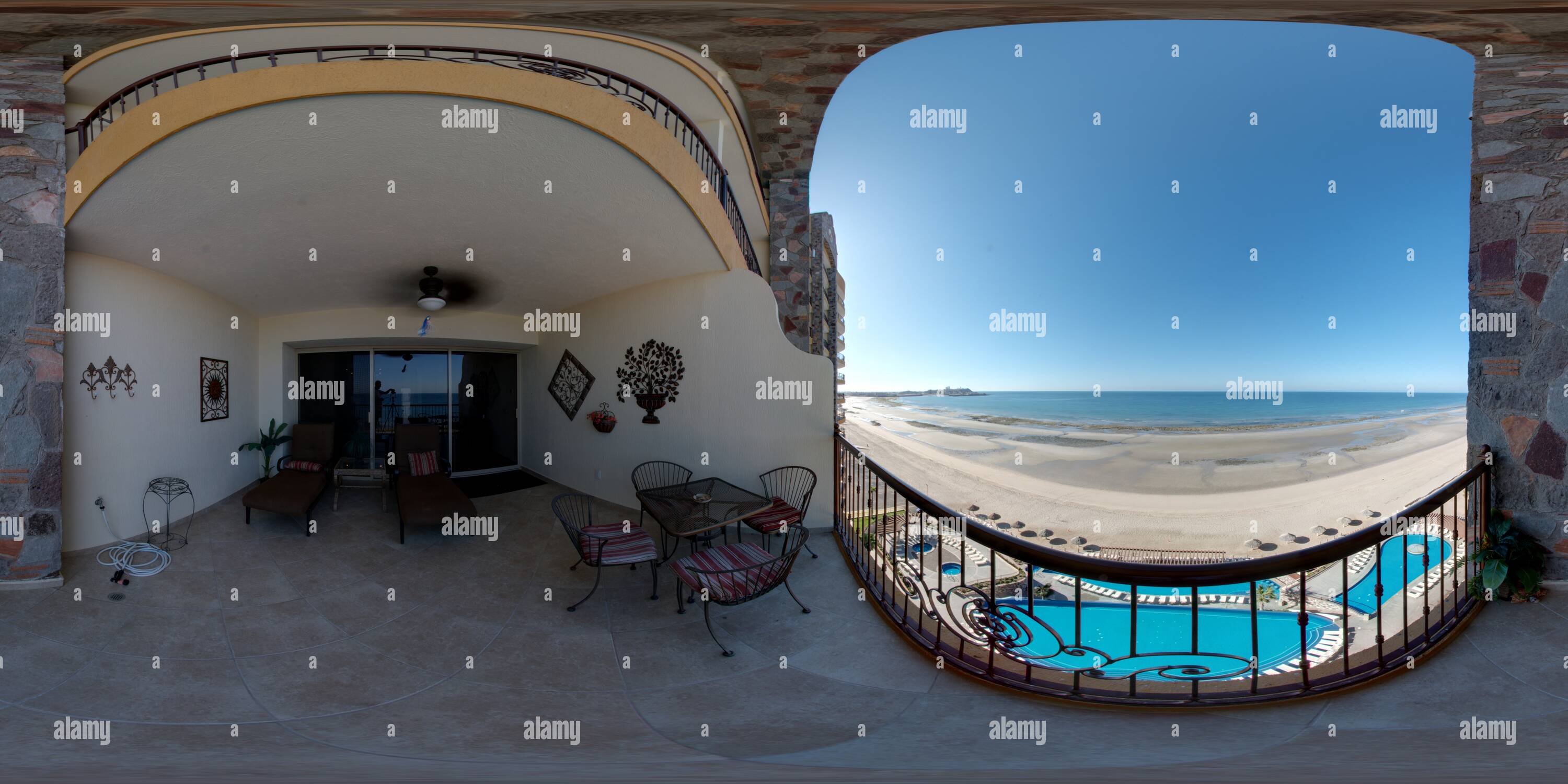 360° view of Sonoran Sky One Bedroom Condo Balcony - Alamy