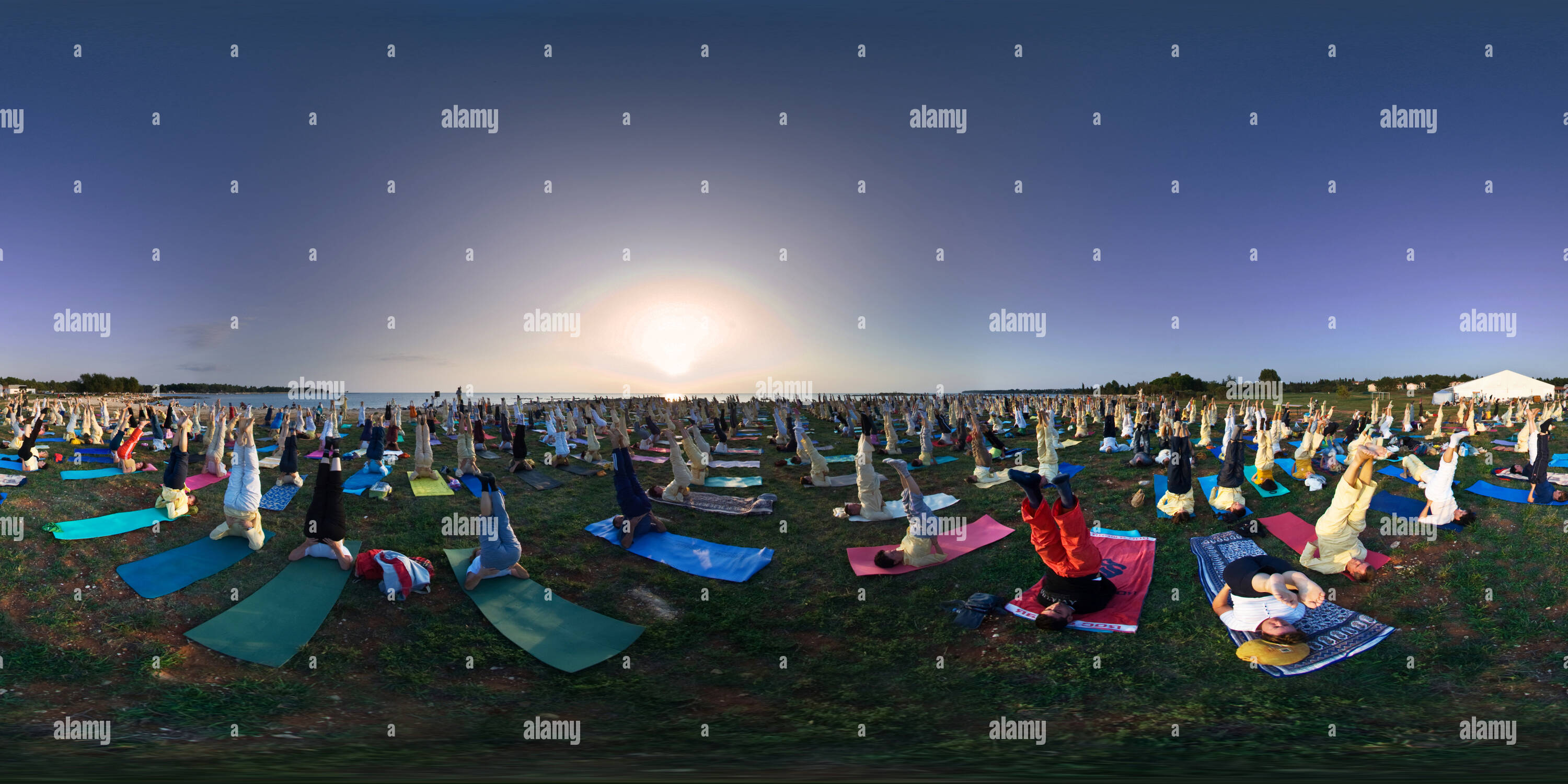 360° view of Umag Asanas At Sunset - Alamy