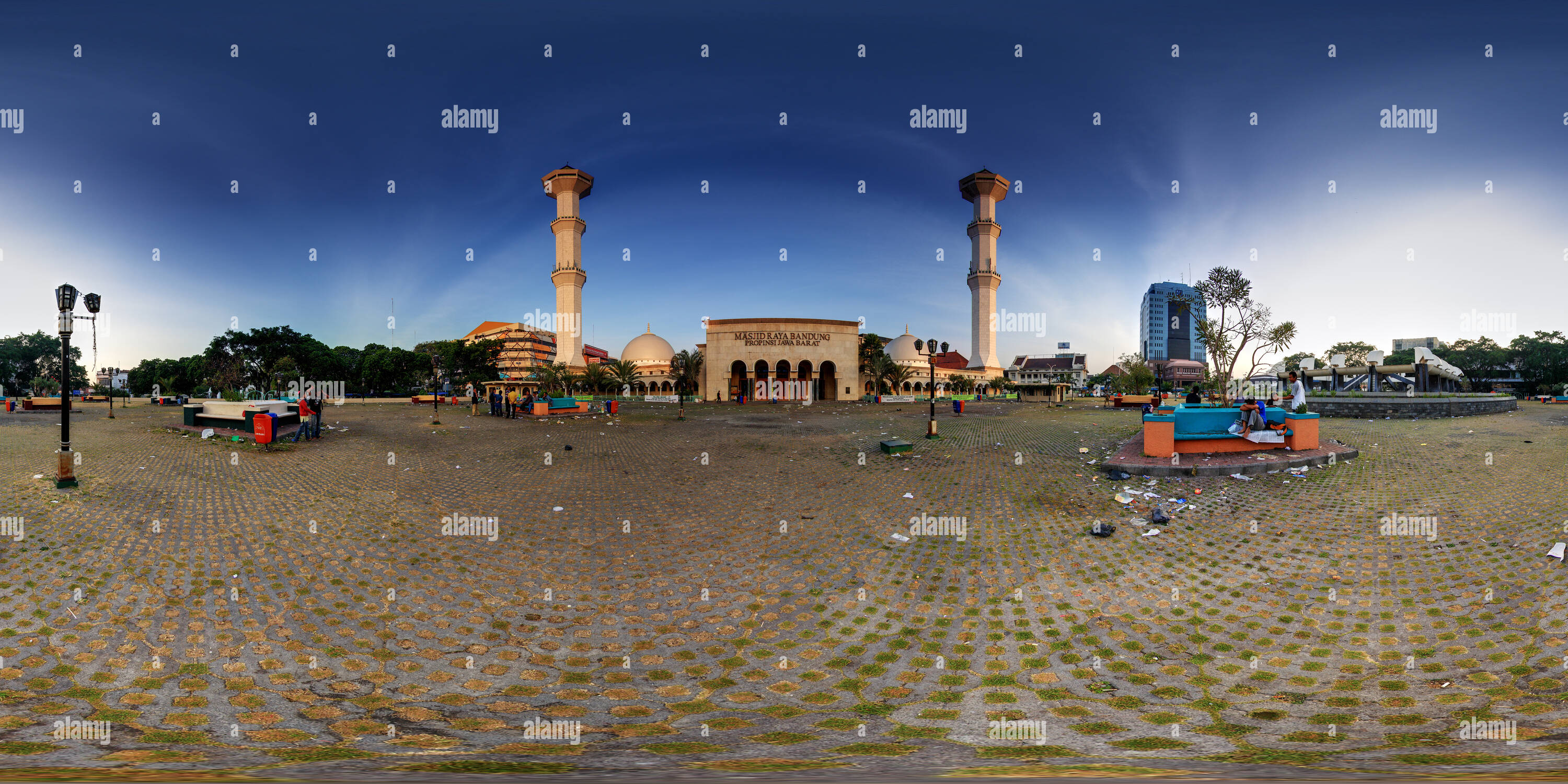 360° view of The Great Mosque of Bandung - Alamy