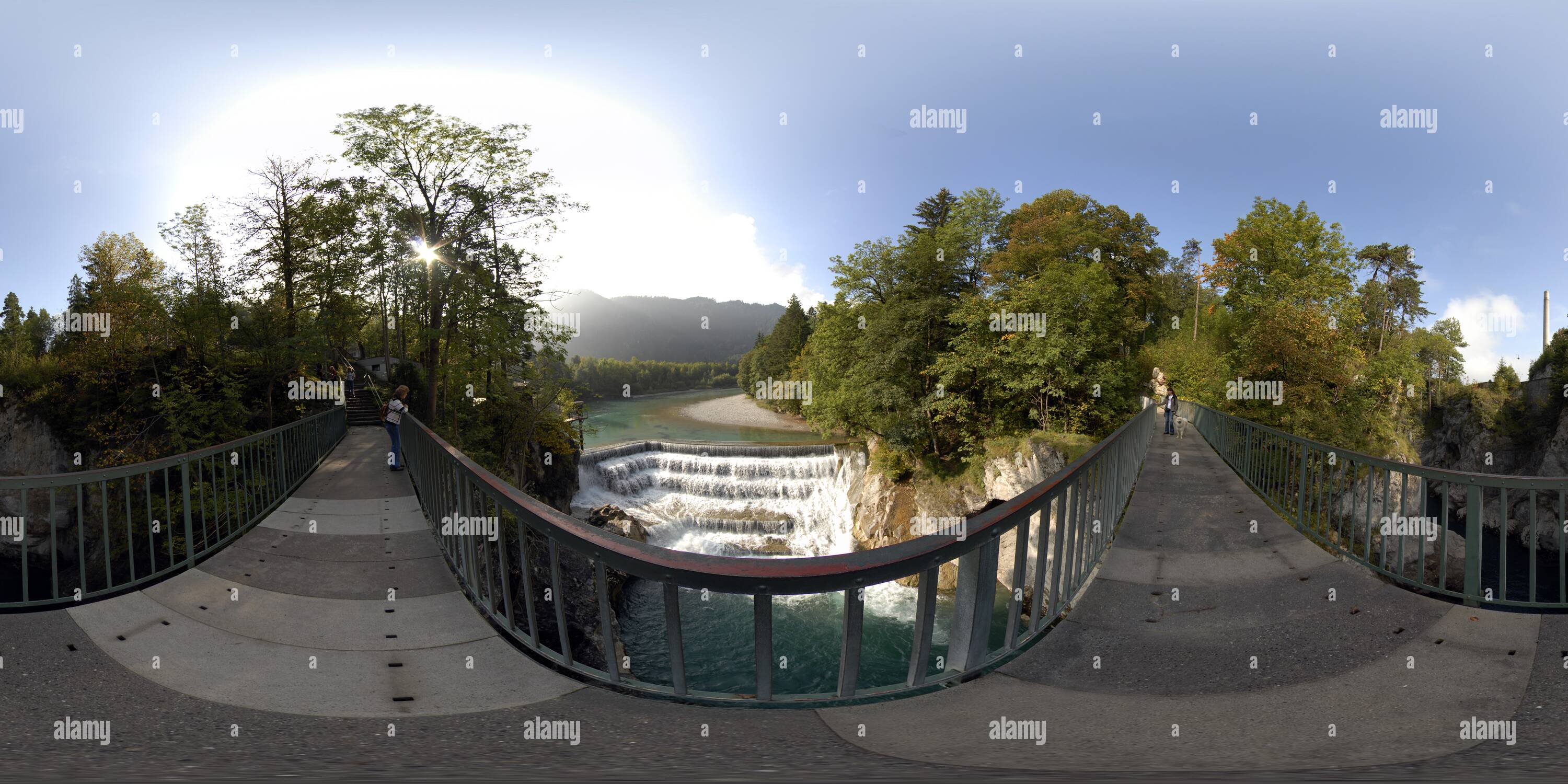 360° view of Lechfall bei Füssen - Alamy