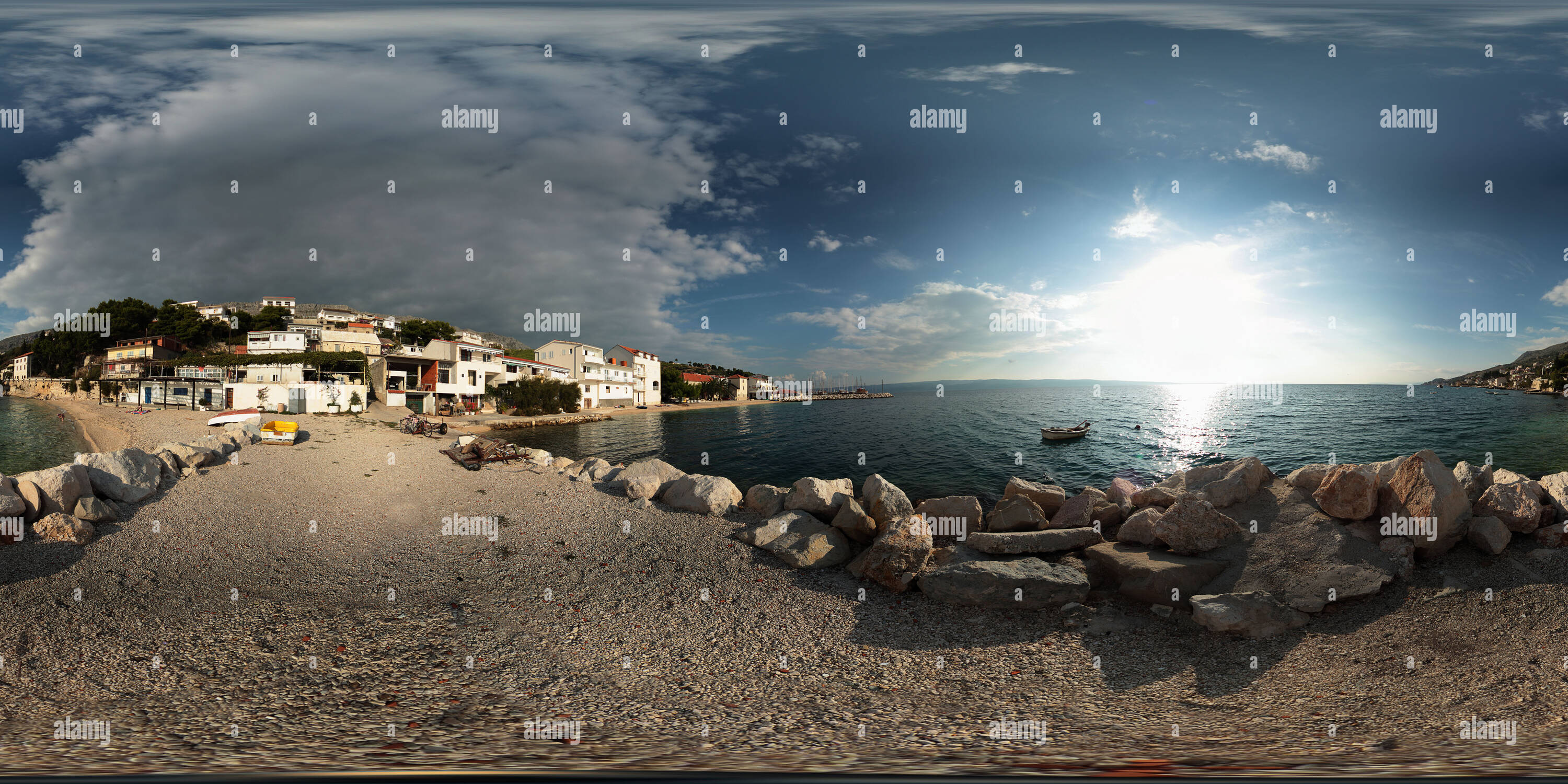 360° view of Beach, Sumpetar, Croatia - Alamy