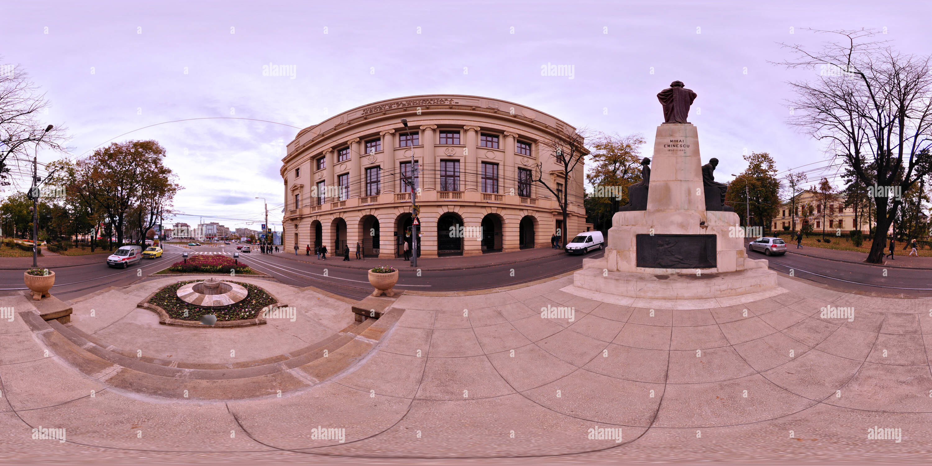 360° view of Eminescu's Statue in the Eminescu Square in Iasi - Alamy