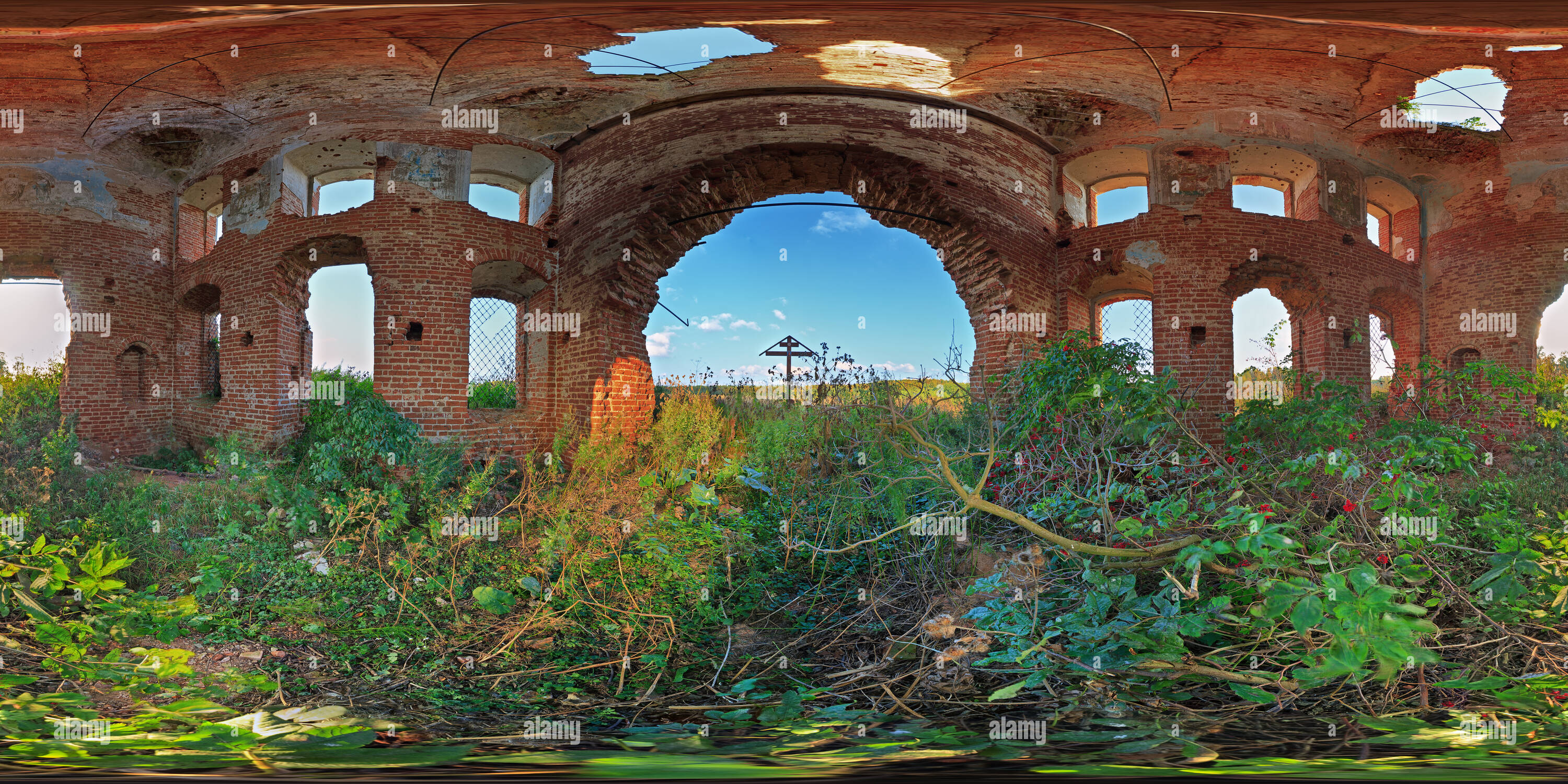 360° view of Fomishchevo Church 1783 year - Alamy