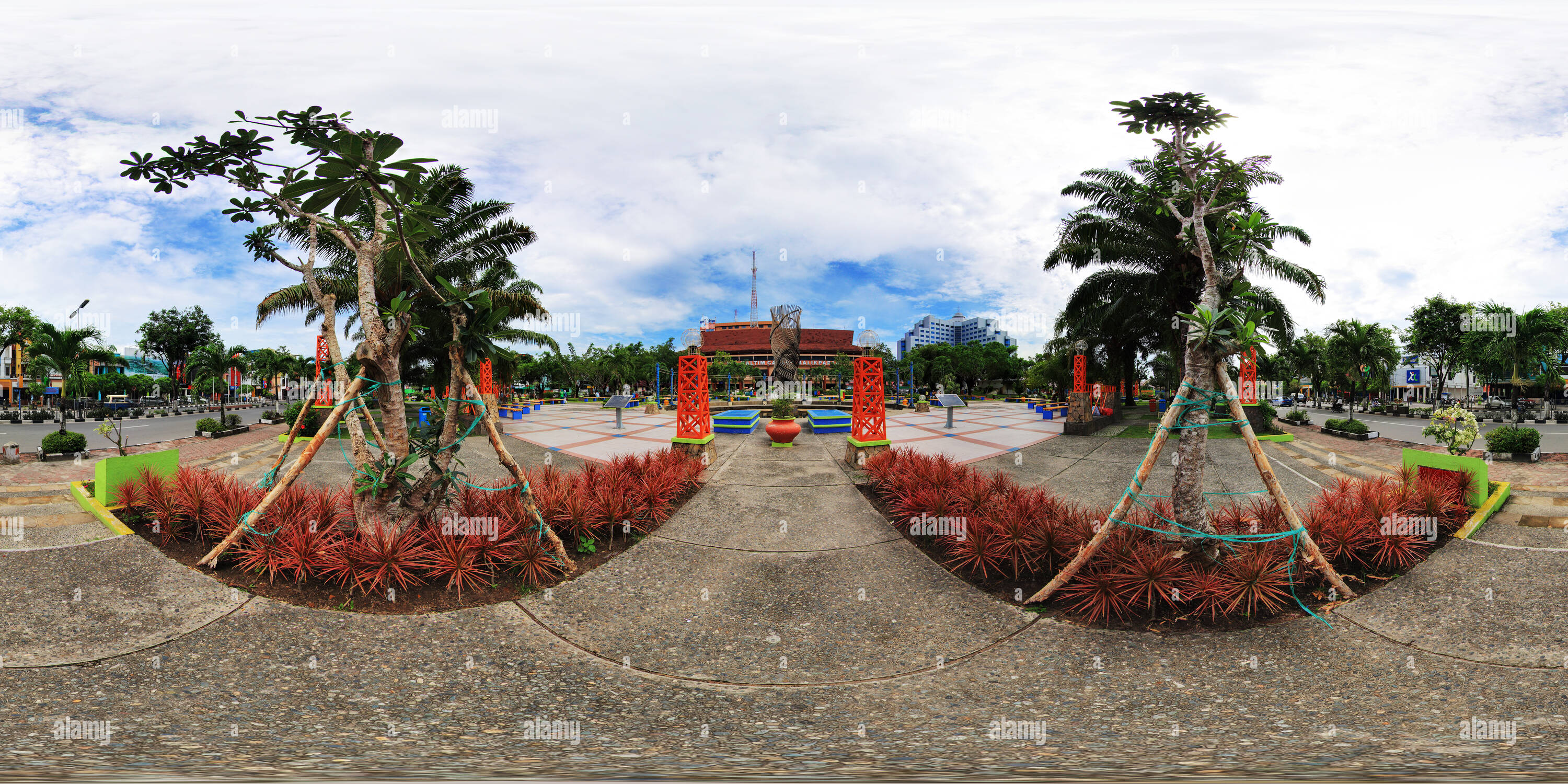 360° view of Bekapai City Park at Balikpapan 2 - Alamy