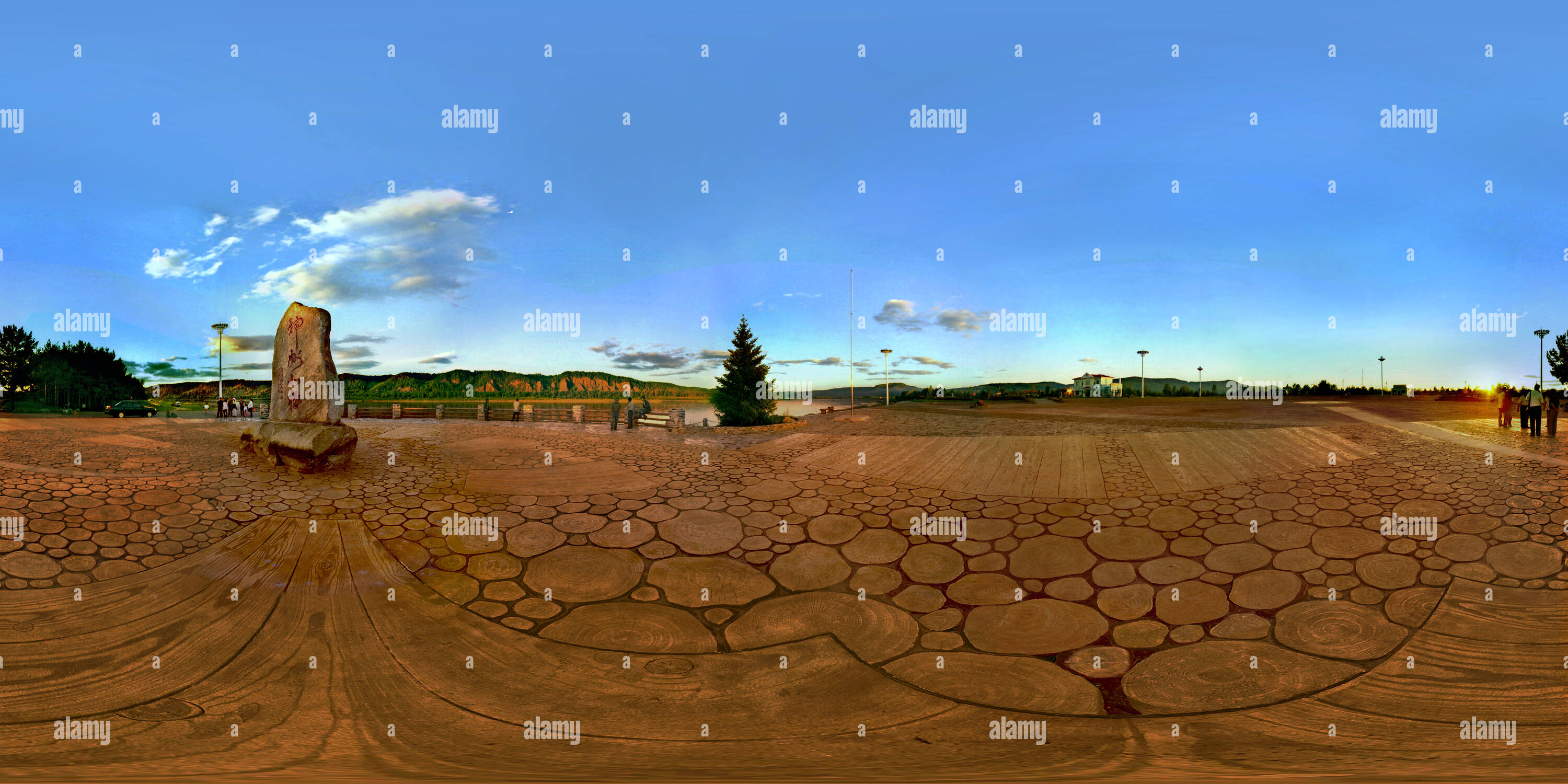 360° view of China's North Pole Village - Alamy