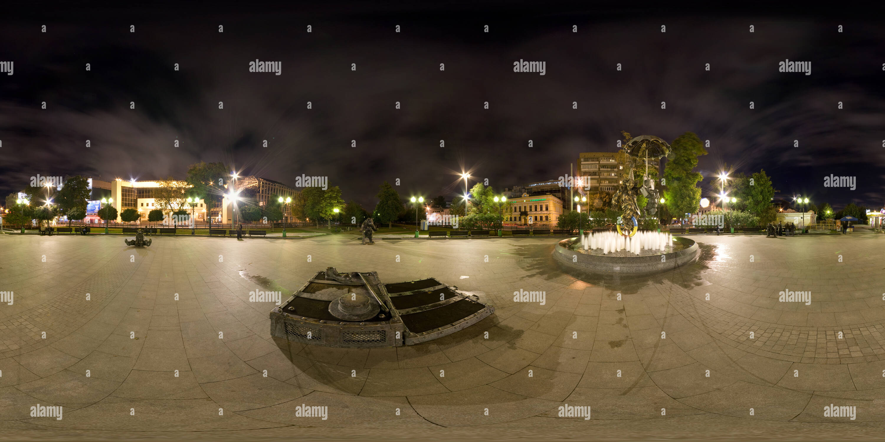 360° view of Sculptural composition of the “Clowns” fountain - Alamy