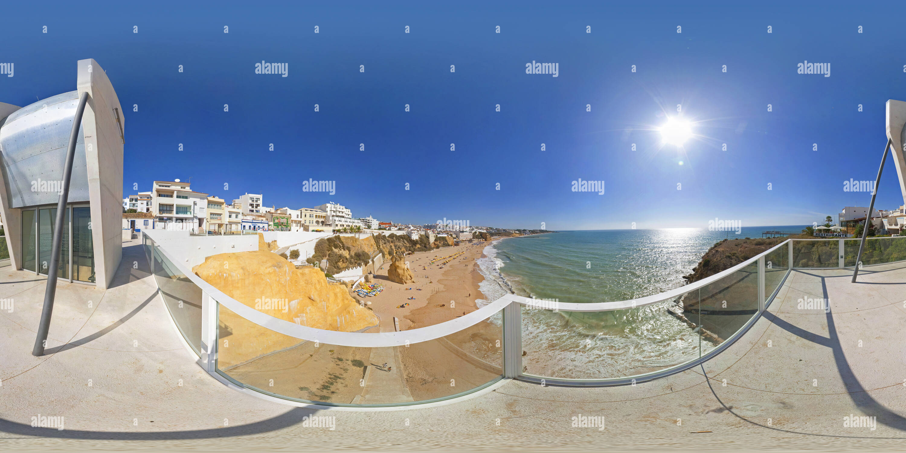 360° view of Peneco Beach Lift, Albufeira - Alamy