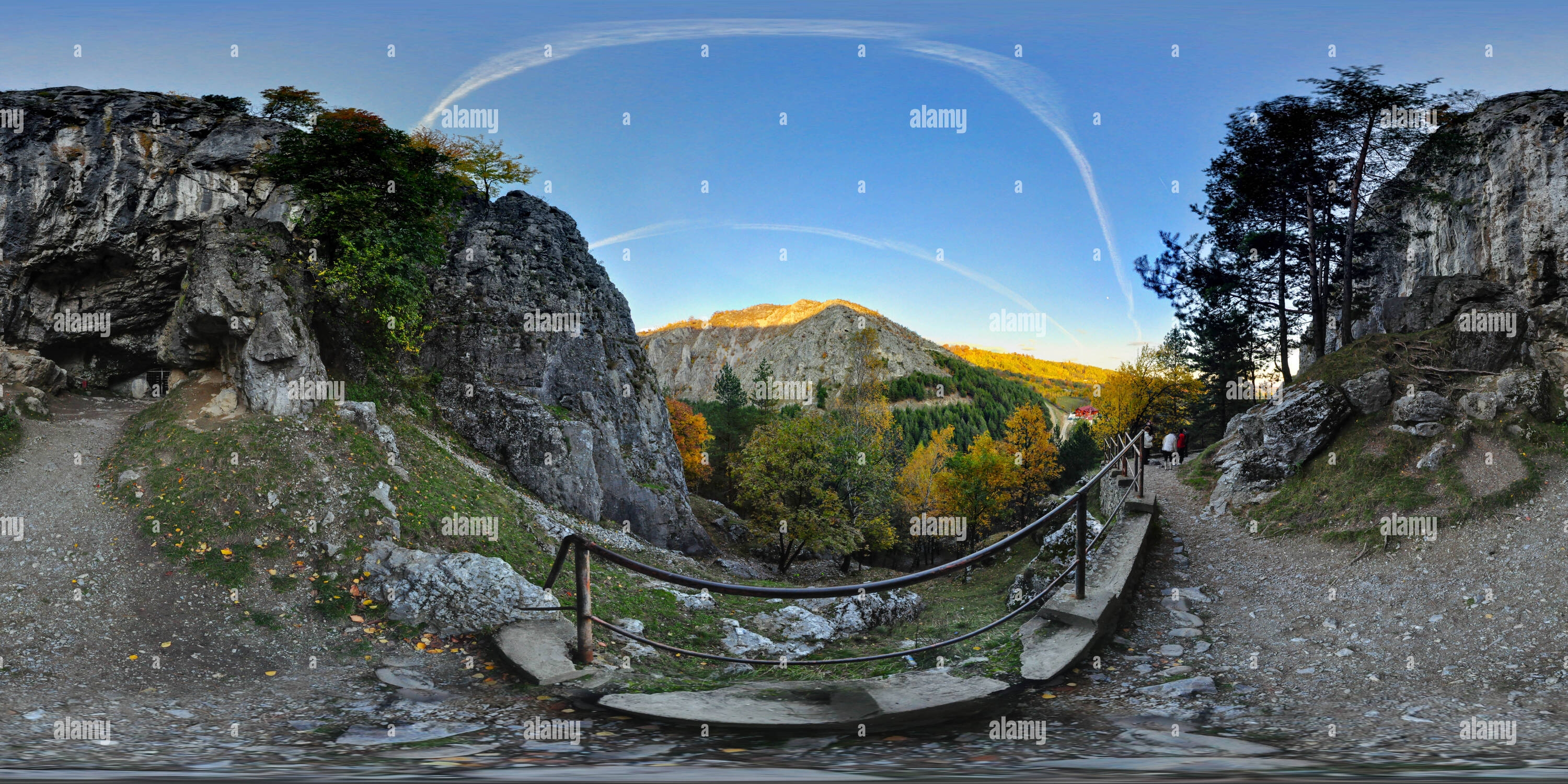 360° view of At the exit of the Women's Cave in Baia de Fier - Alamy