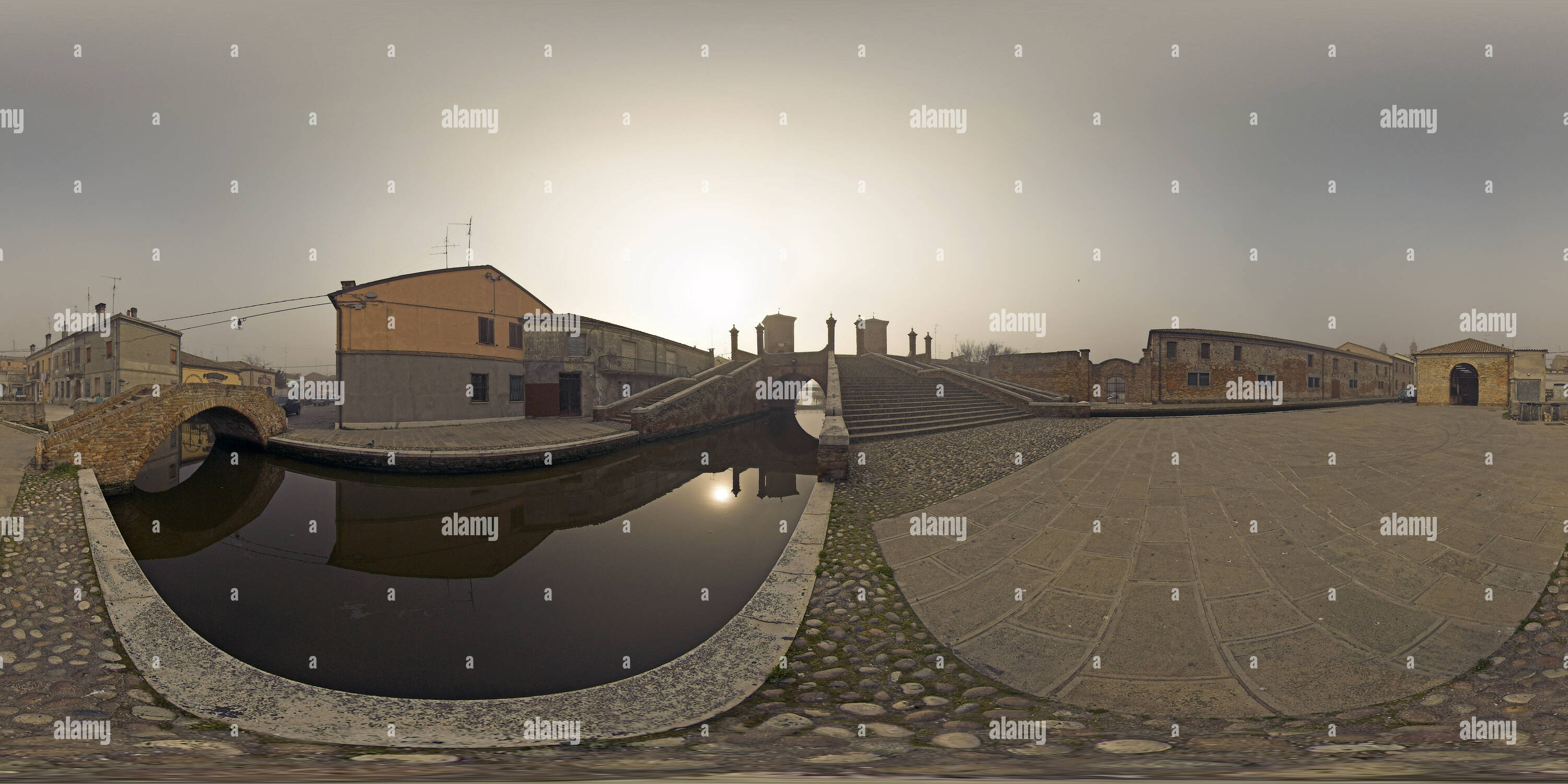 360° view of The Three Bridges - Alamy