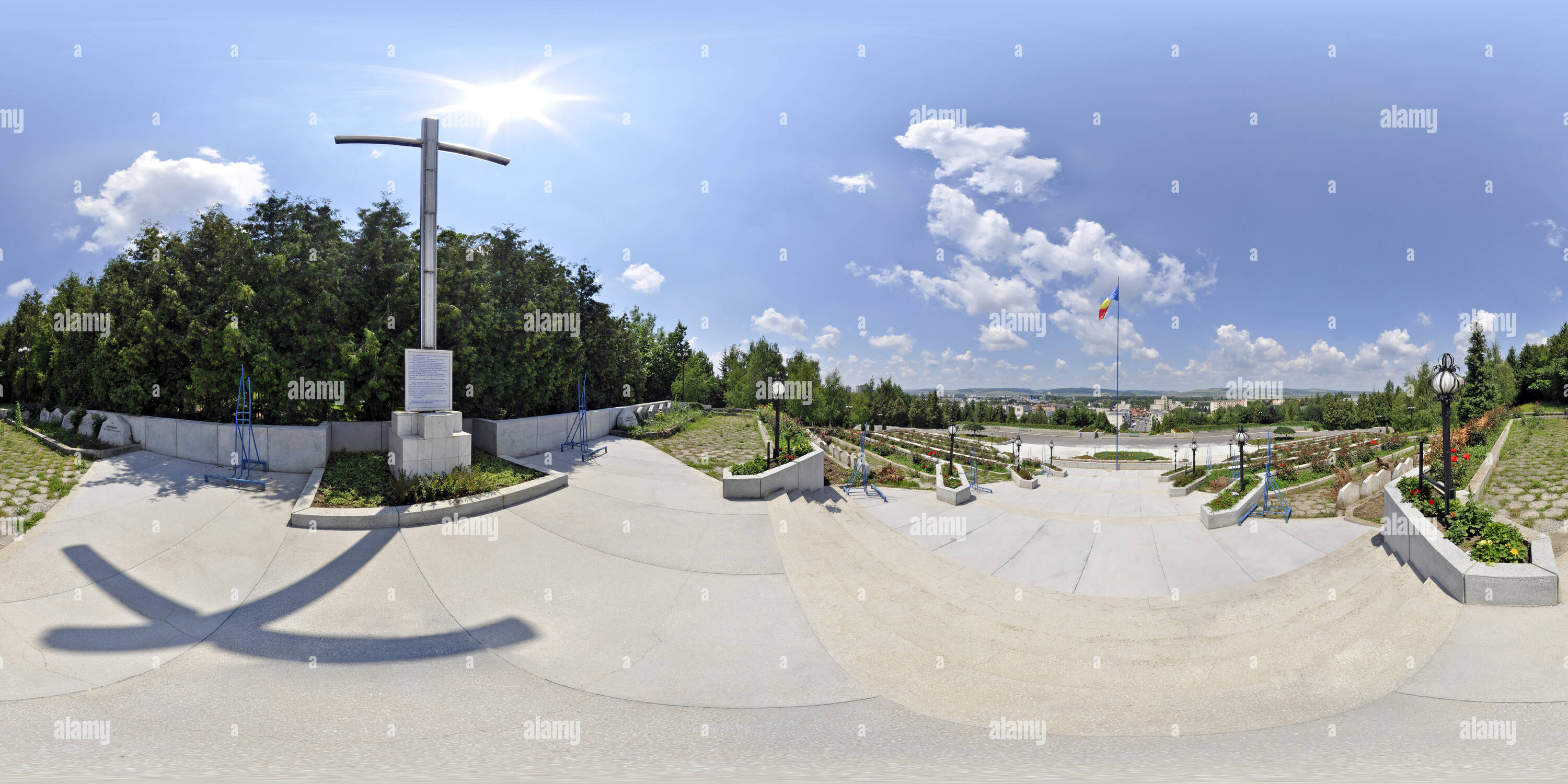 360° view of Heroes Park, Tirgu-Mures, Romania - Alamy
