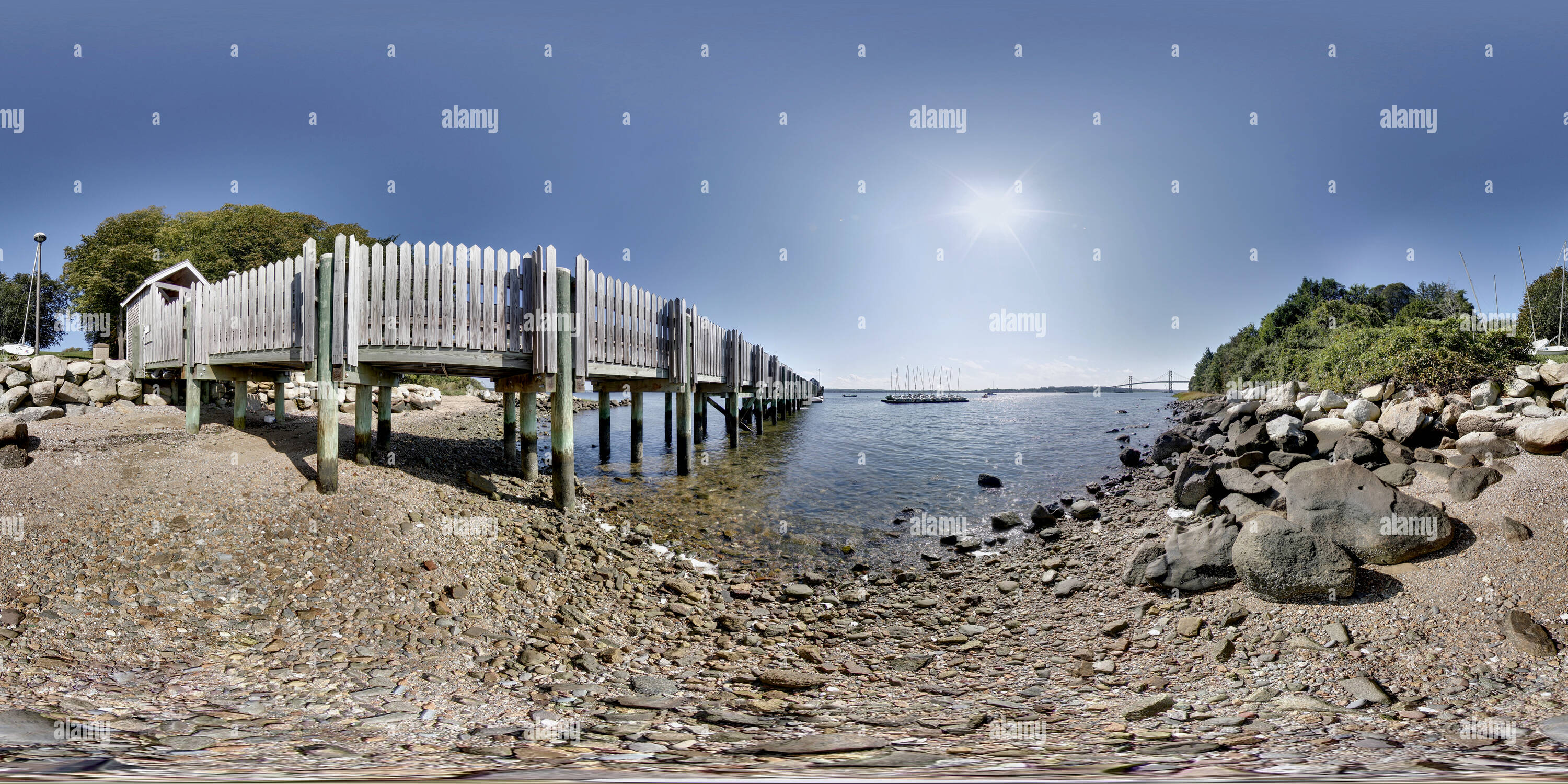 360° view of Roger Williams Dock - Alamy