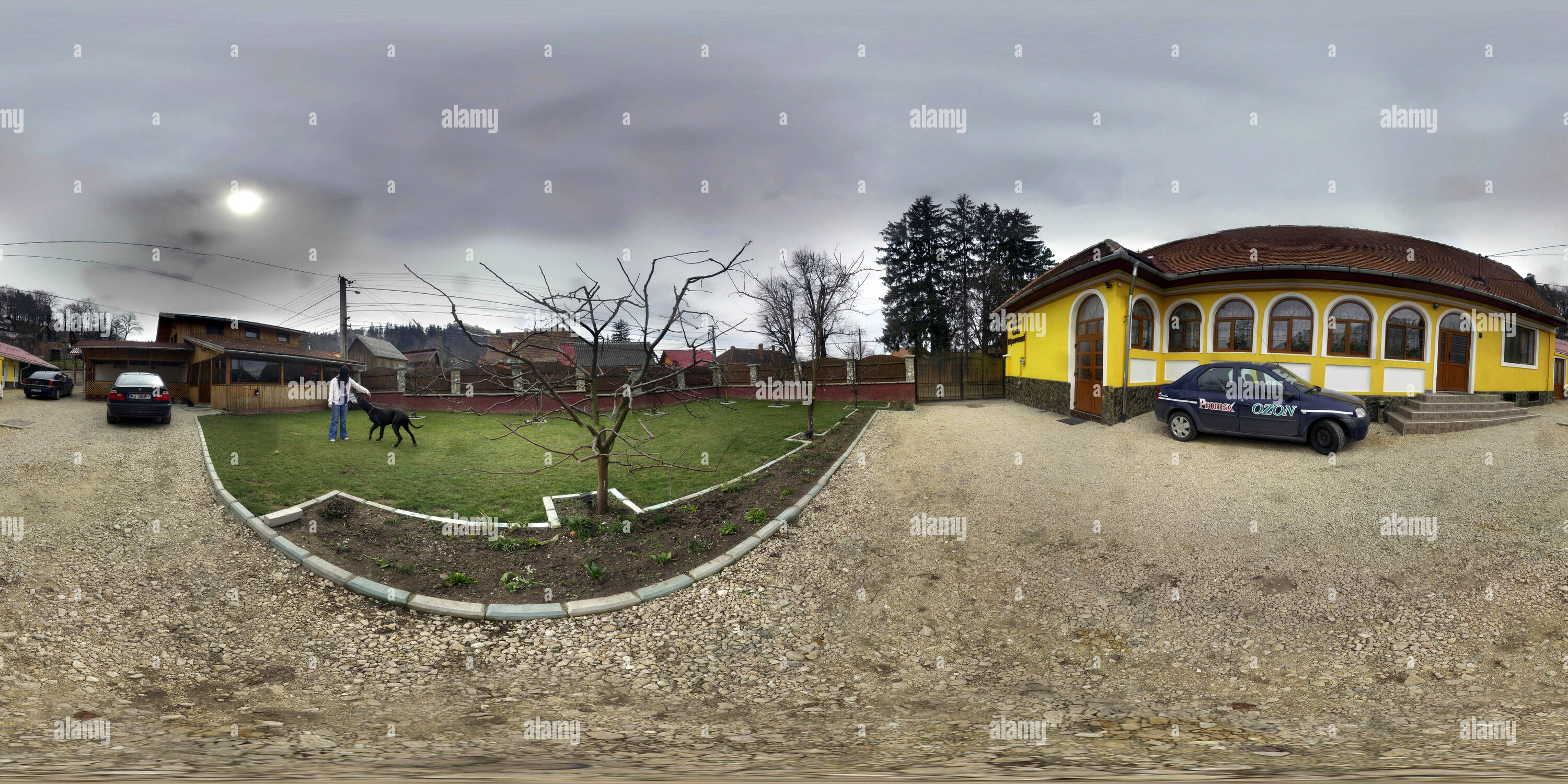 360° view of Casa Rasnoveana Pension in Rasnov - Alamy