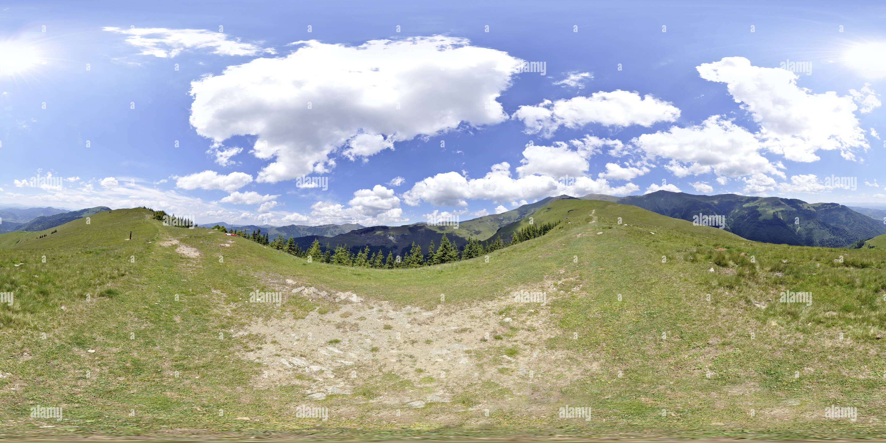 360° view of Towards Ineu Peak, Rodna Mountains, Romania - Alamy