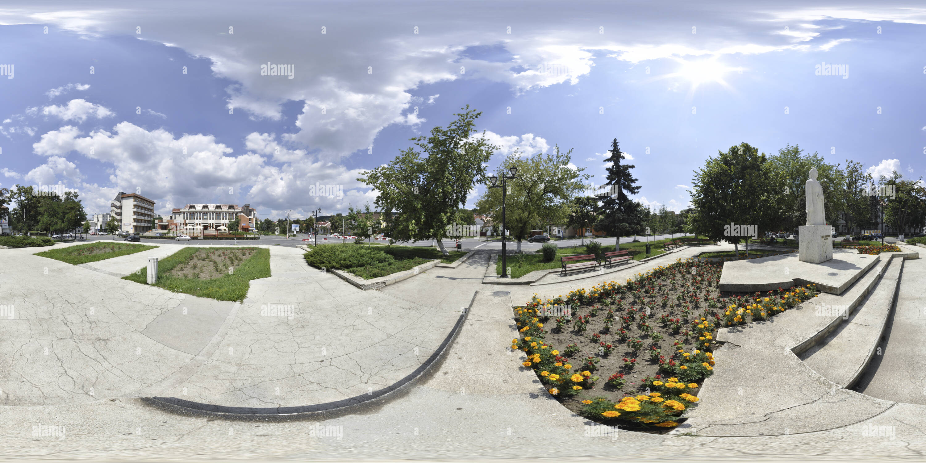 360° view of Youth Park, Tirgu-Mures, Romania - Alamy