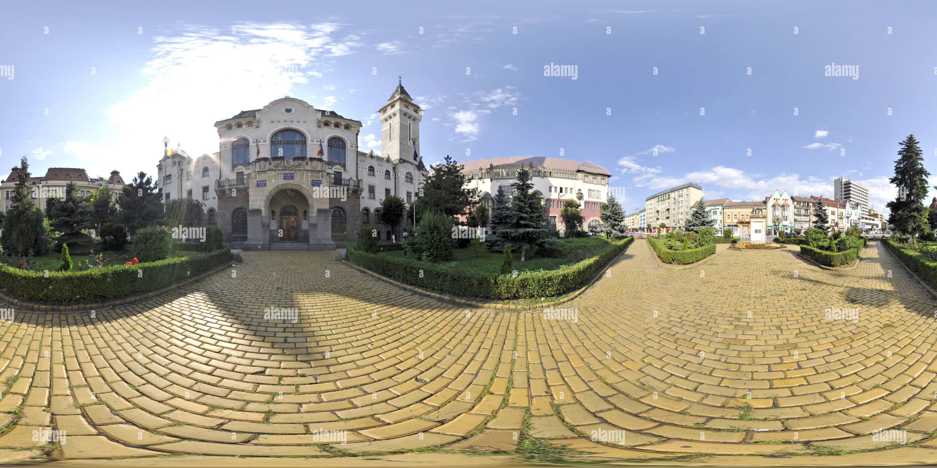 360° view of Mures County Prefecture, Tirgu-Mures, Romania - Alamy