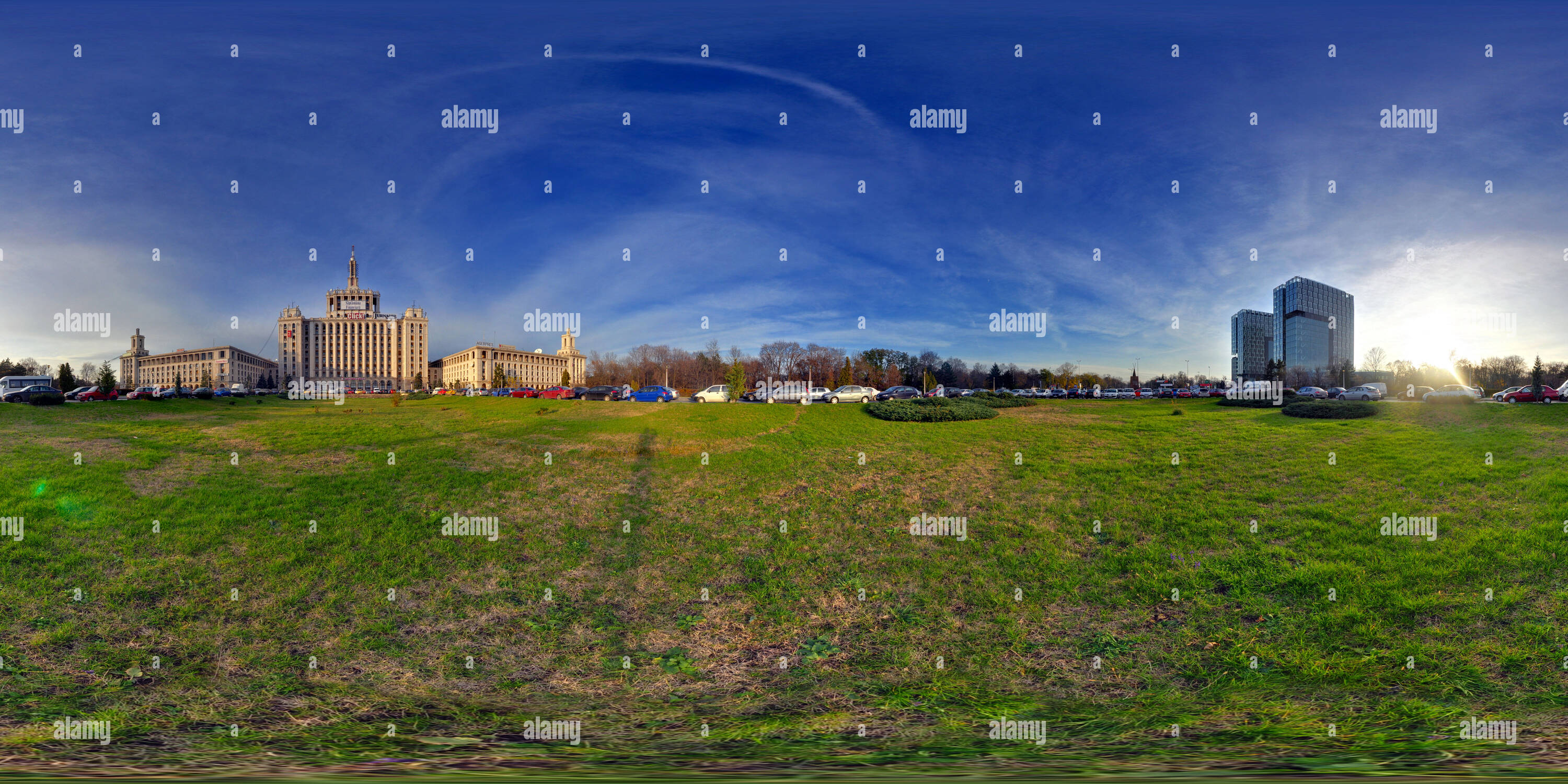 360° view of The Romanian Press House in Bucharest - Alamy