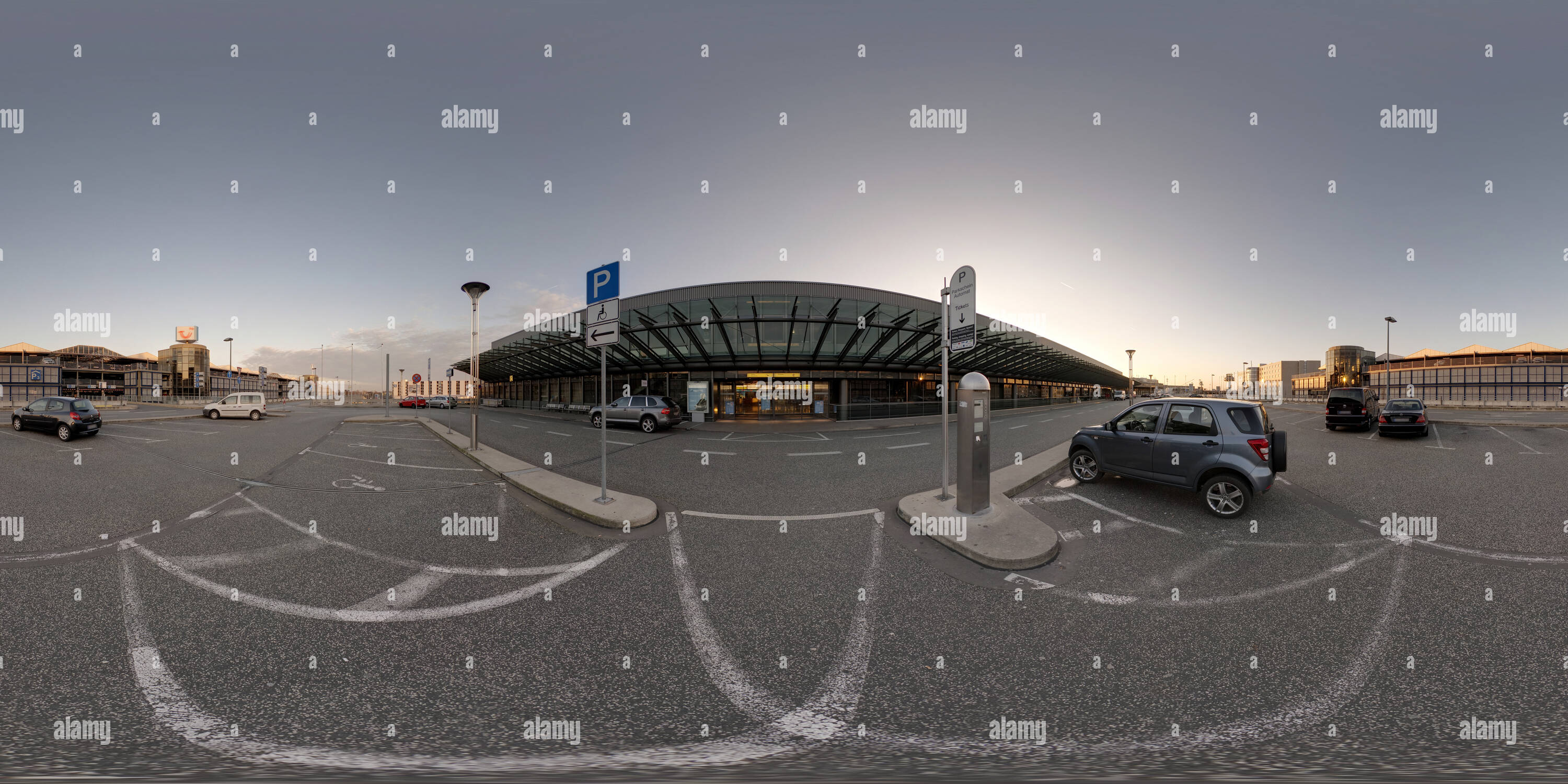 360° view of Hannover Airport. Terminal C - Alamy
