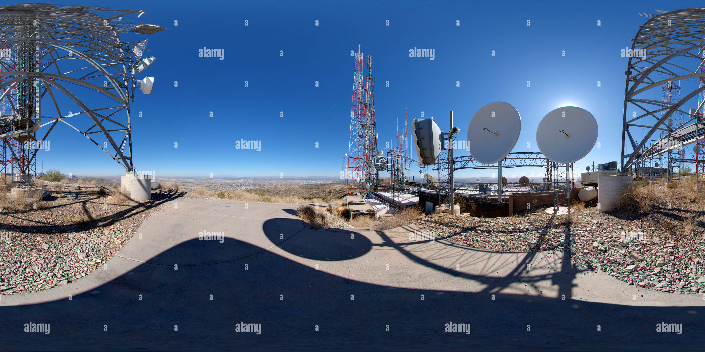 360° view of South Mountain Phoenix Arizona - Alamy