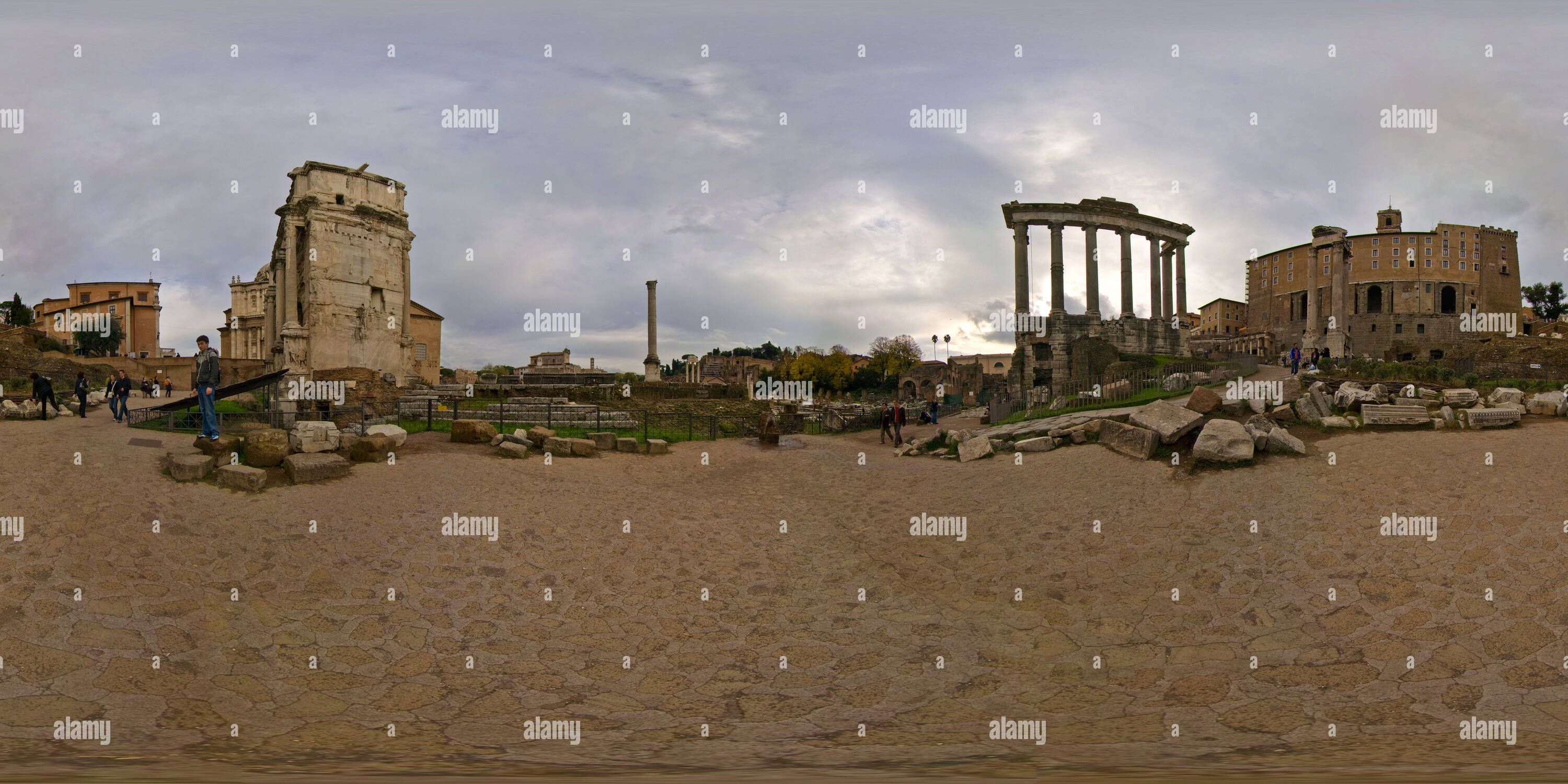 Templum saturni hi-res stock photography and images - Alamy