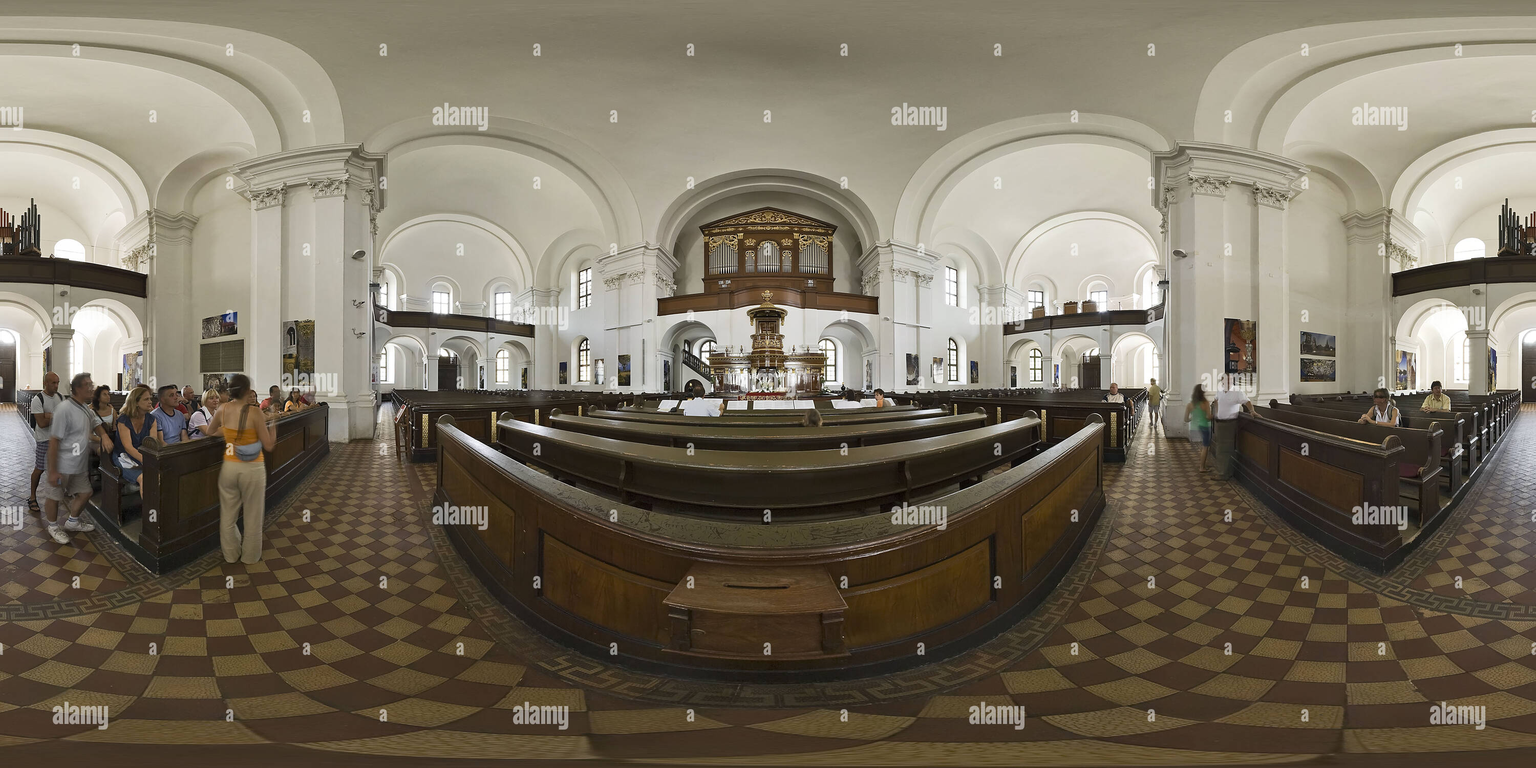 360° view of Reformed Big Church - inside - Alamy