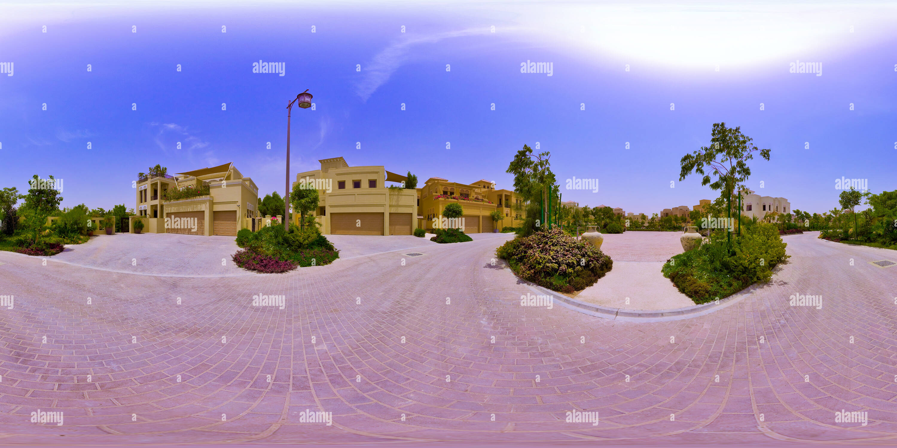 360° view of Dubai Al Barari Villa Project by 360emirates - Alamy