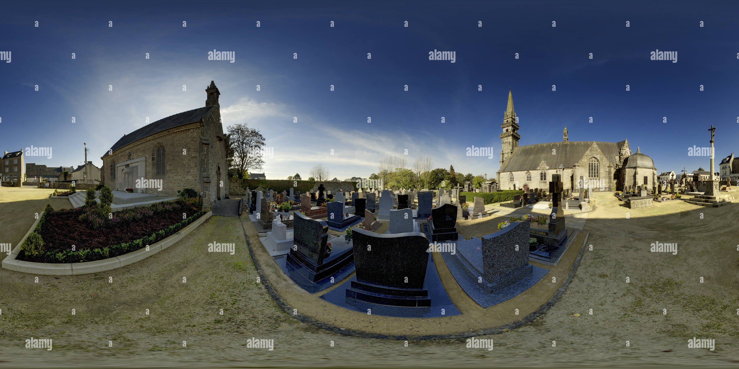 360° view of Eglise Gouesnou Finistere 4 - Alamy