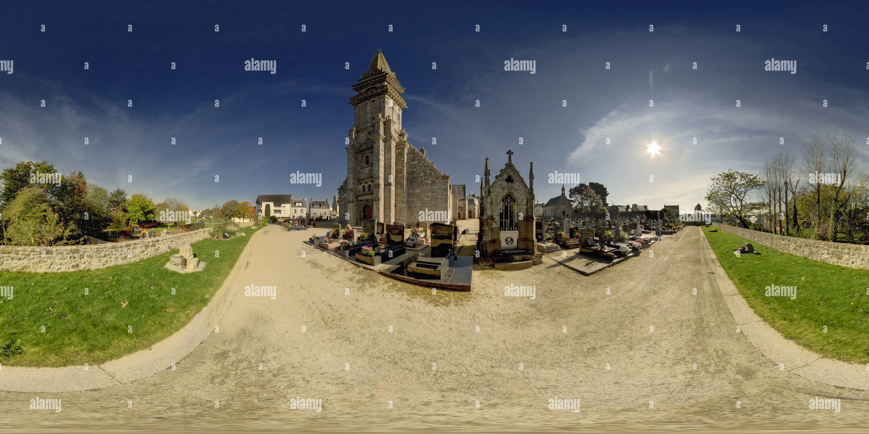 360° view of Eglise Gouesnou Finistere 7 - Alamy