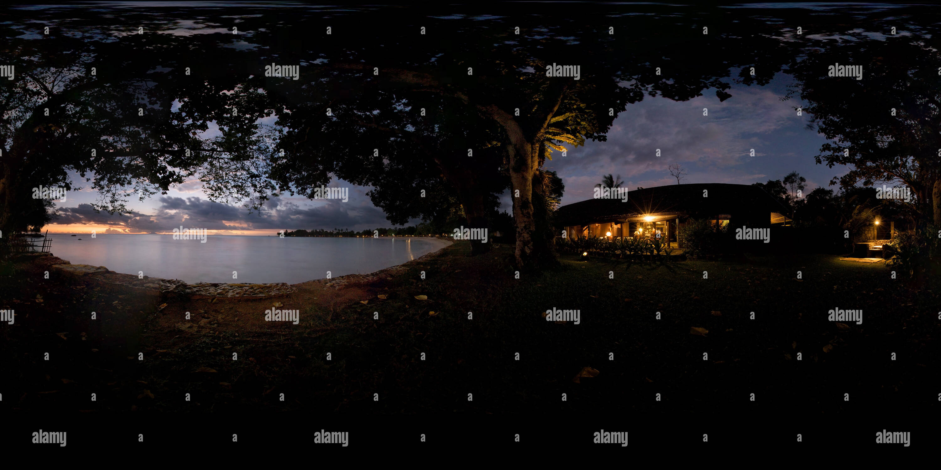 360° view of Beach House Sambolo West Java - Alamy