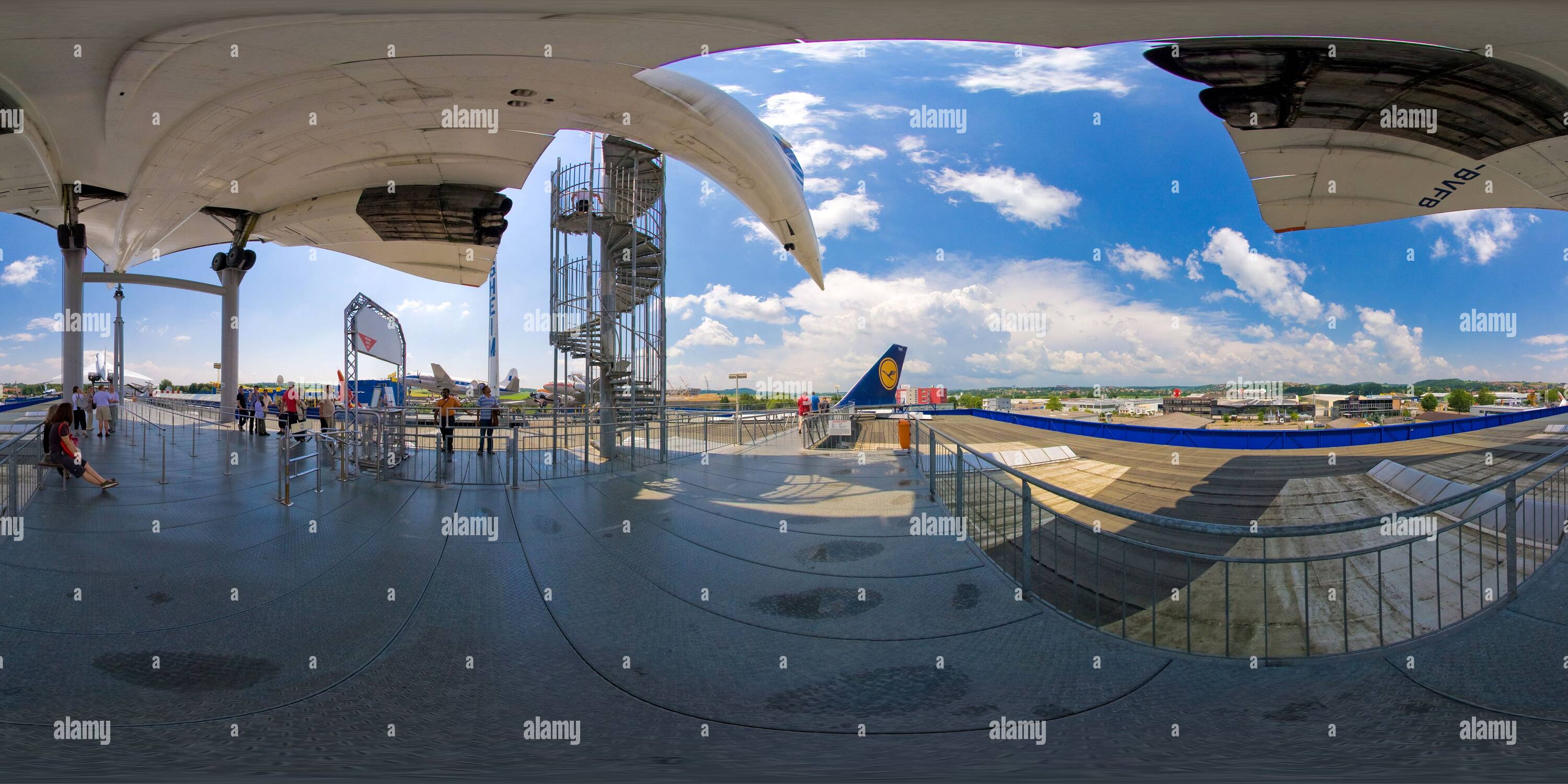360° view of Sinsheim Auto & Technik Museum - Alamy