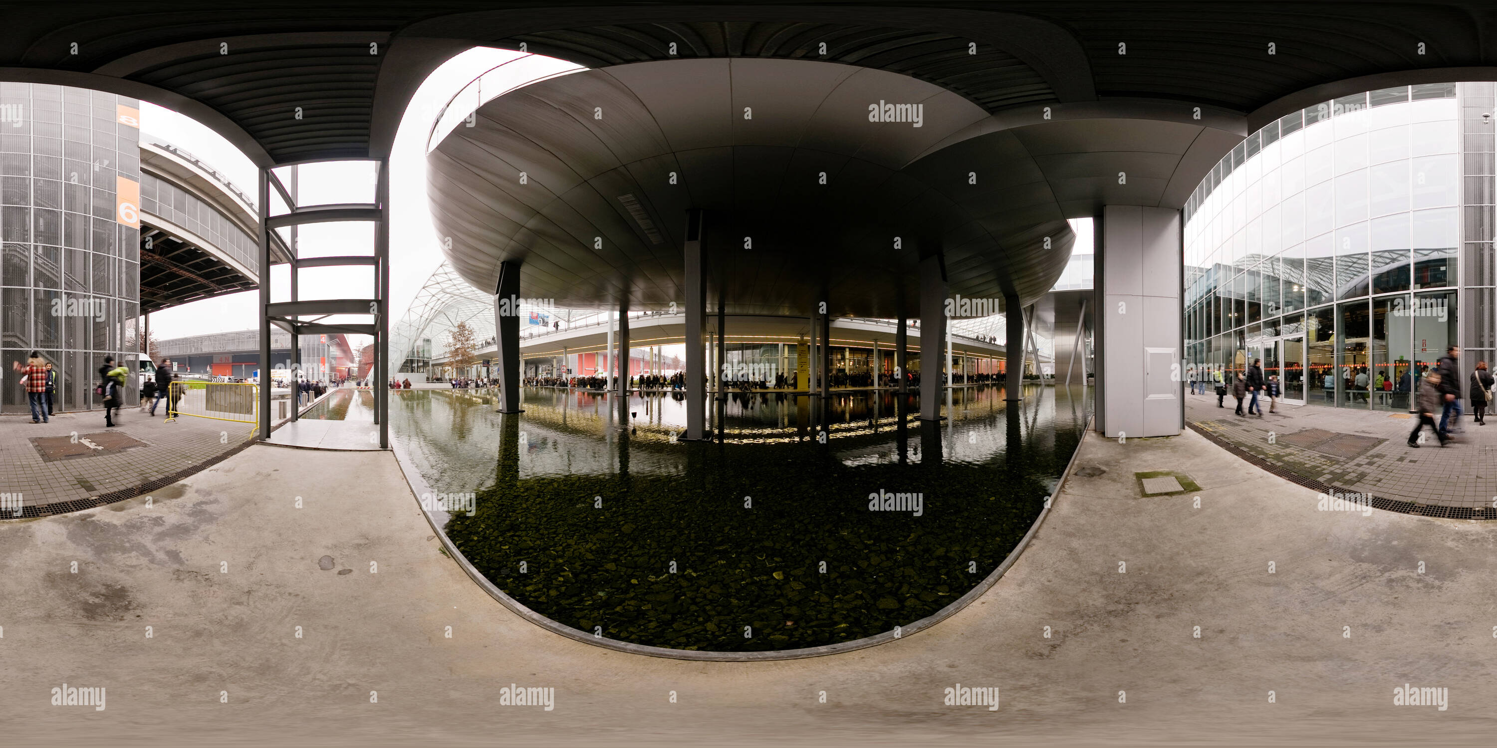 360° view of Fiera di Milano a Rho - Alamy