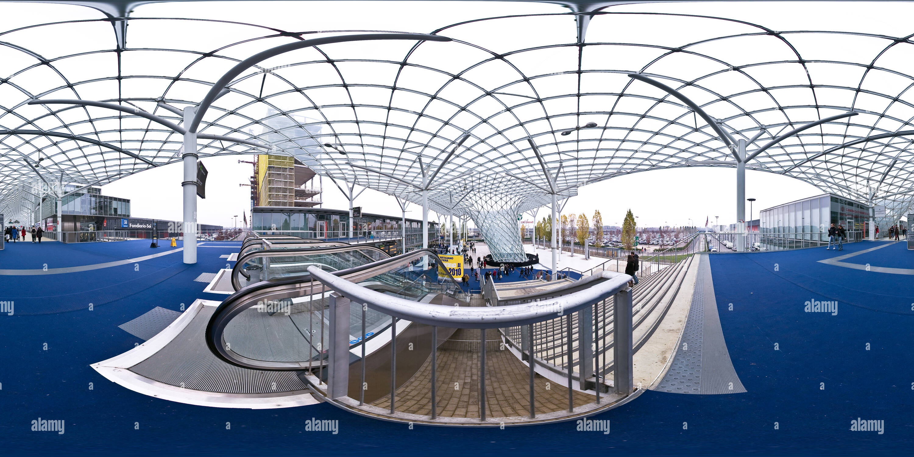 360° view of Fiera di Milano a Rho - Alamy