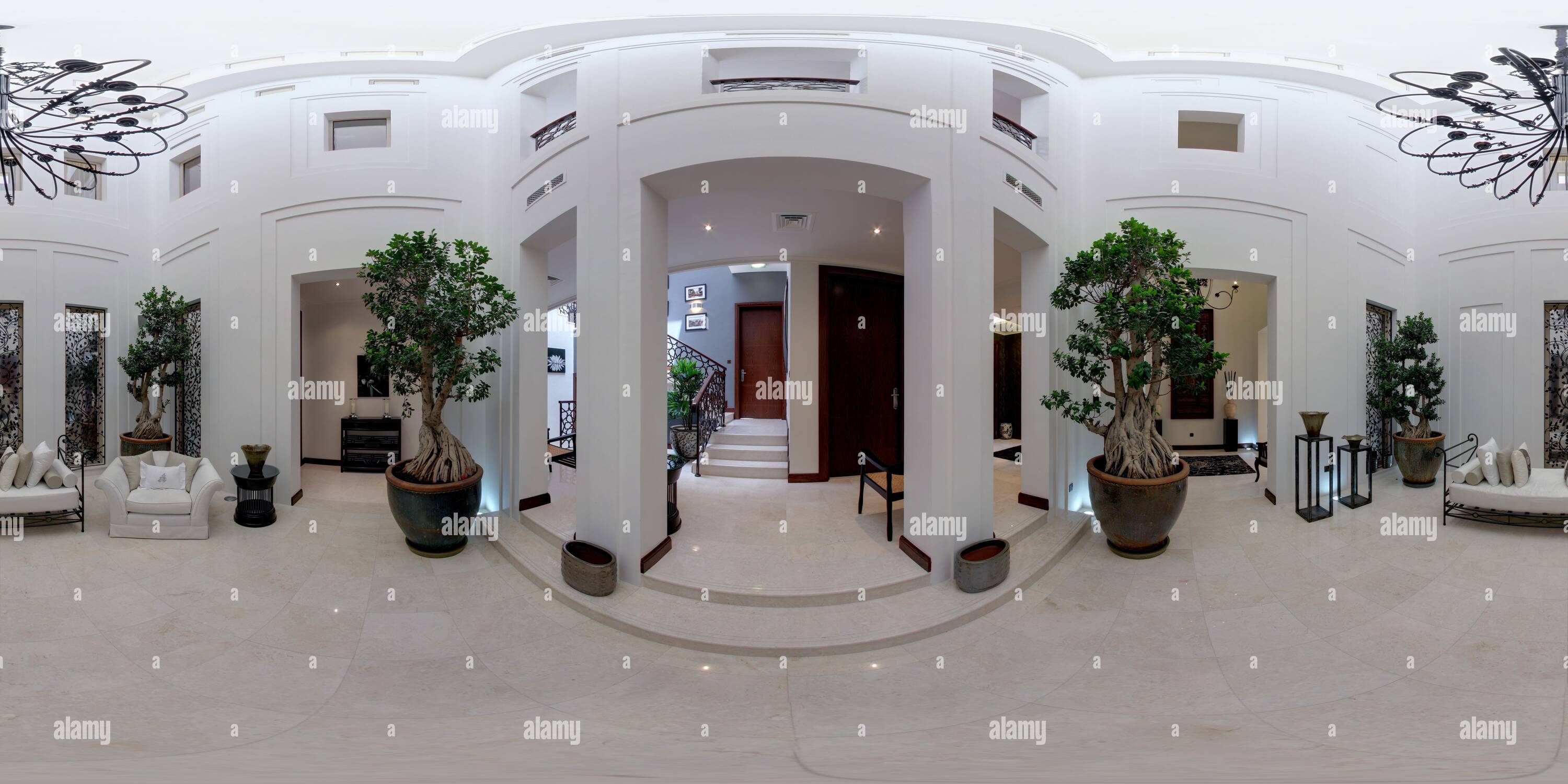 360° view of Villa Acacia - Courtyard by 360emirates - Alamy