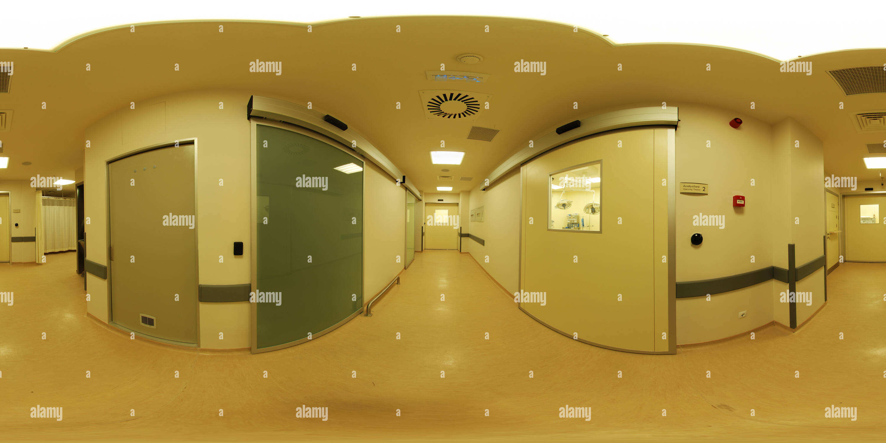 360° view of Dora Hospital - Ameliyathane Katı - Alamy