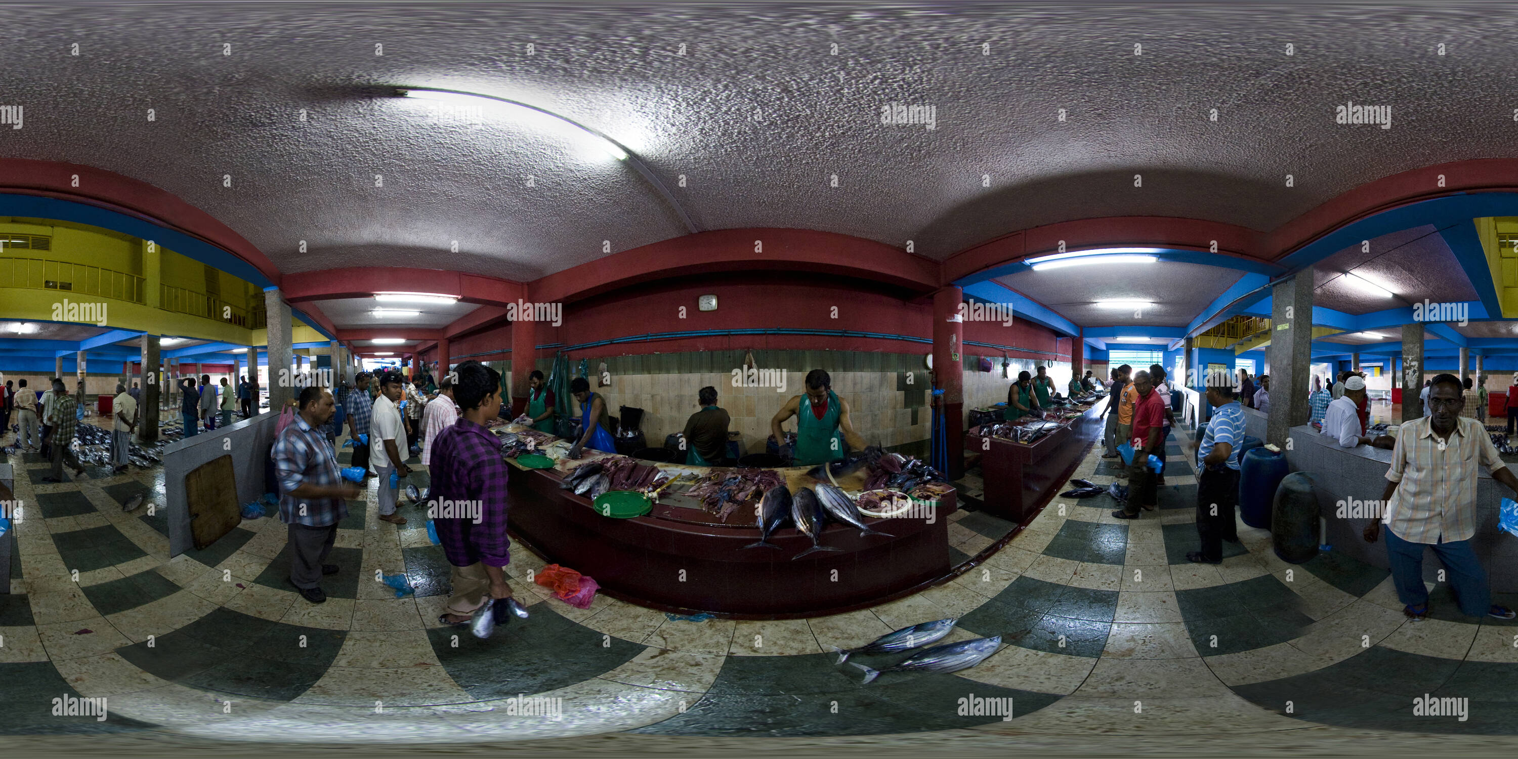360° view of Fish Market In - Alamy