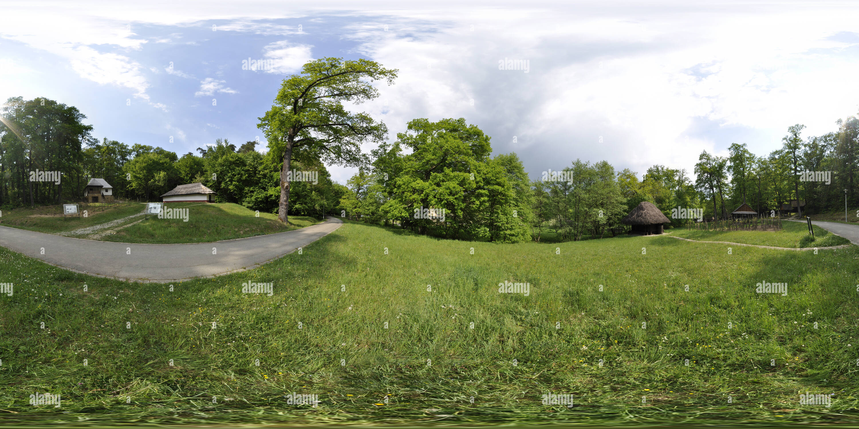 360° view of Astra Open Air Ethnographic Museum - fruit grower's home ...