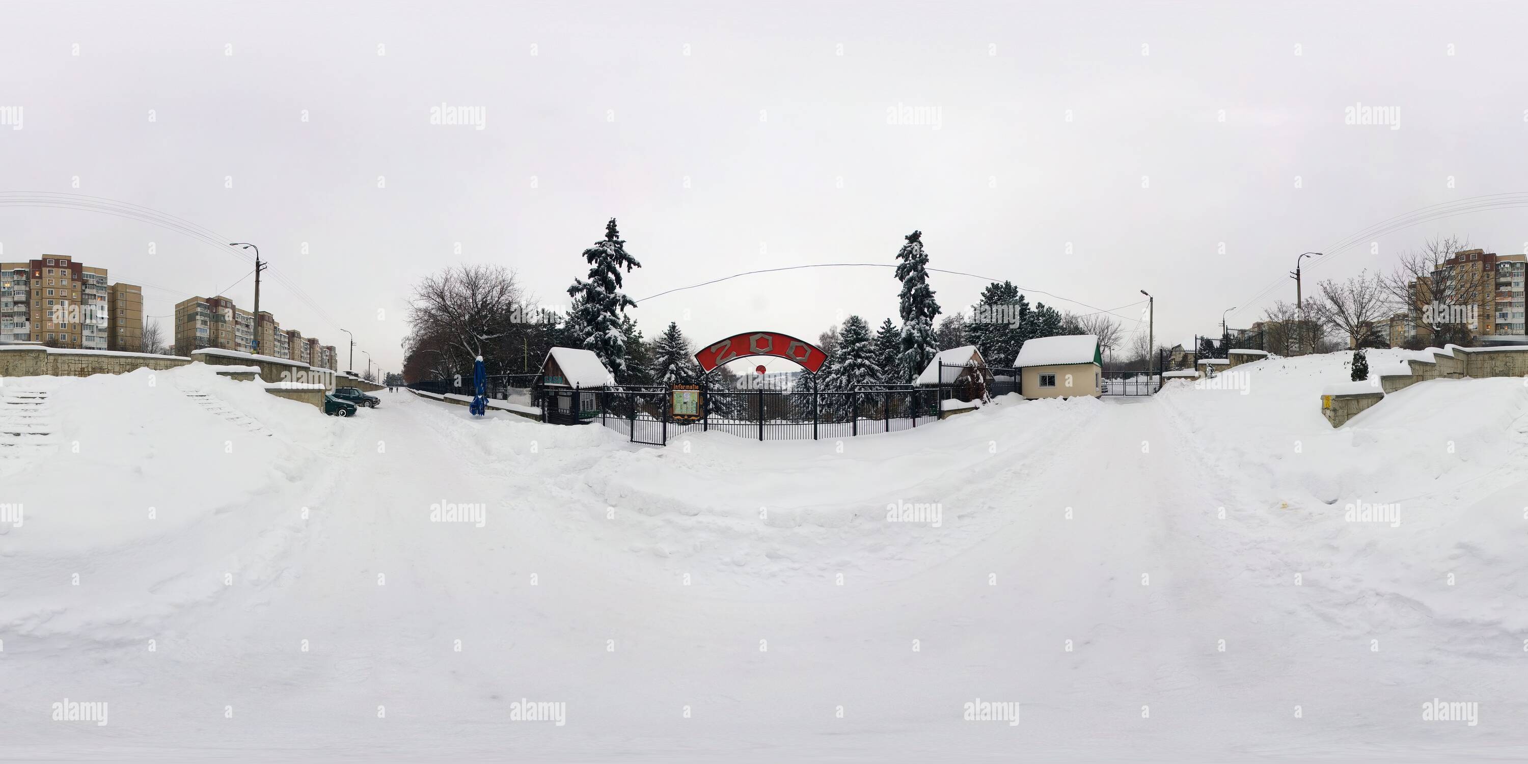 360° view of zoo kishinev moldova The central input winter 2009 12 21 ...